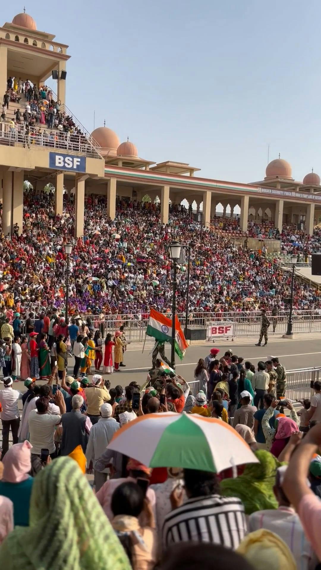 People Watching Performance with Flag Free Stock Video Footage, Royalty ...