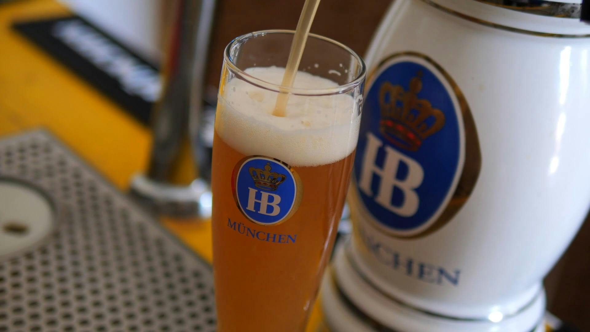 An Iced Cold Draft Beer In A Mug Free Stock Video Footage, Royalty-Free ...