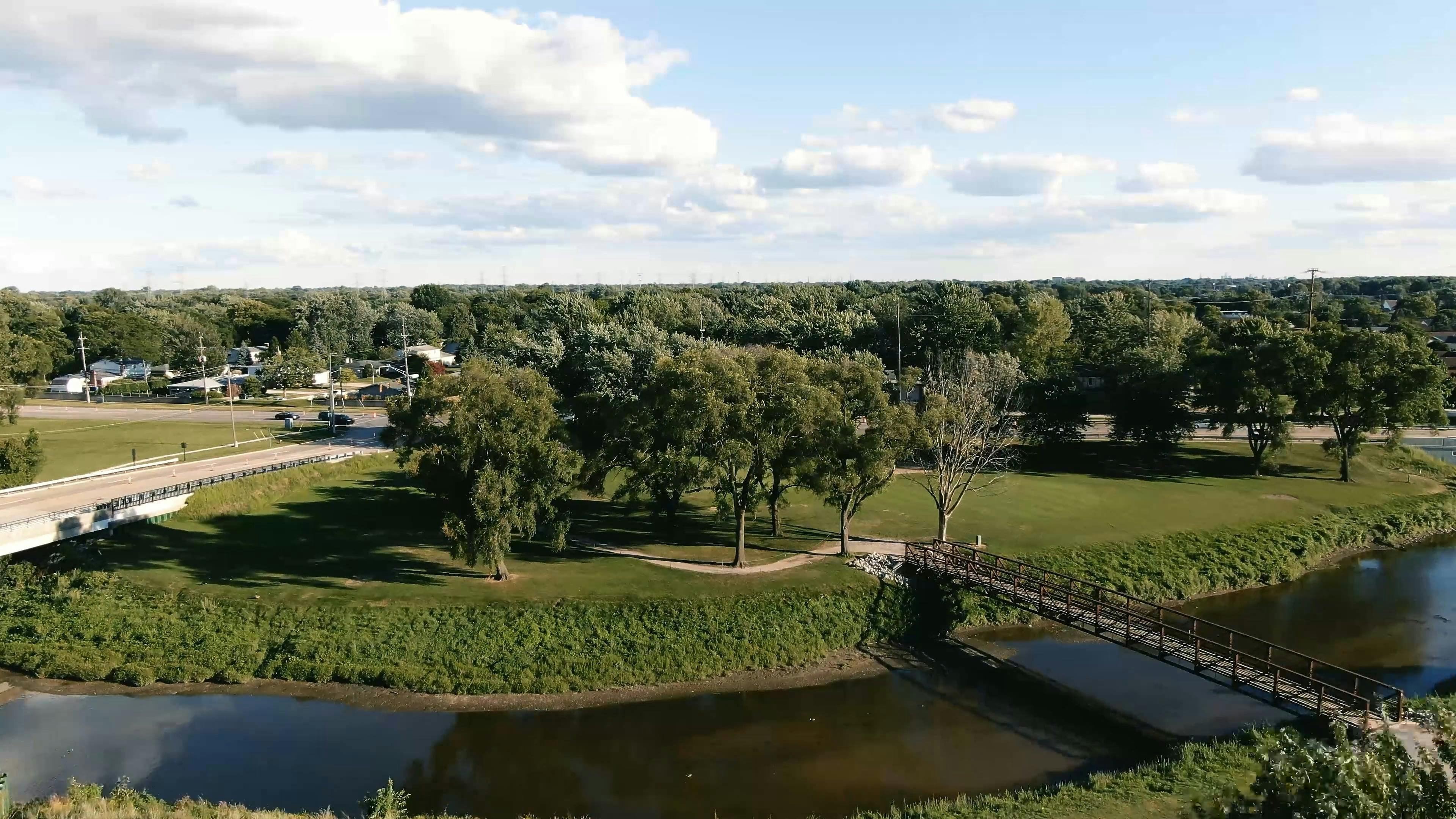 Drone Footage of a Park Free Stock Video Footage, Royalty-Free 4K & HD ...