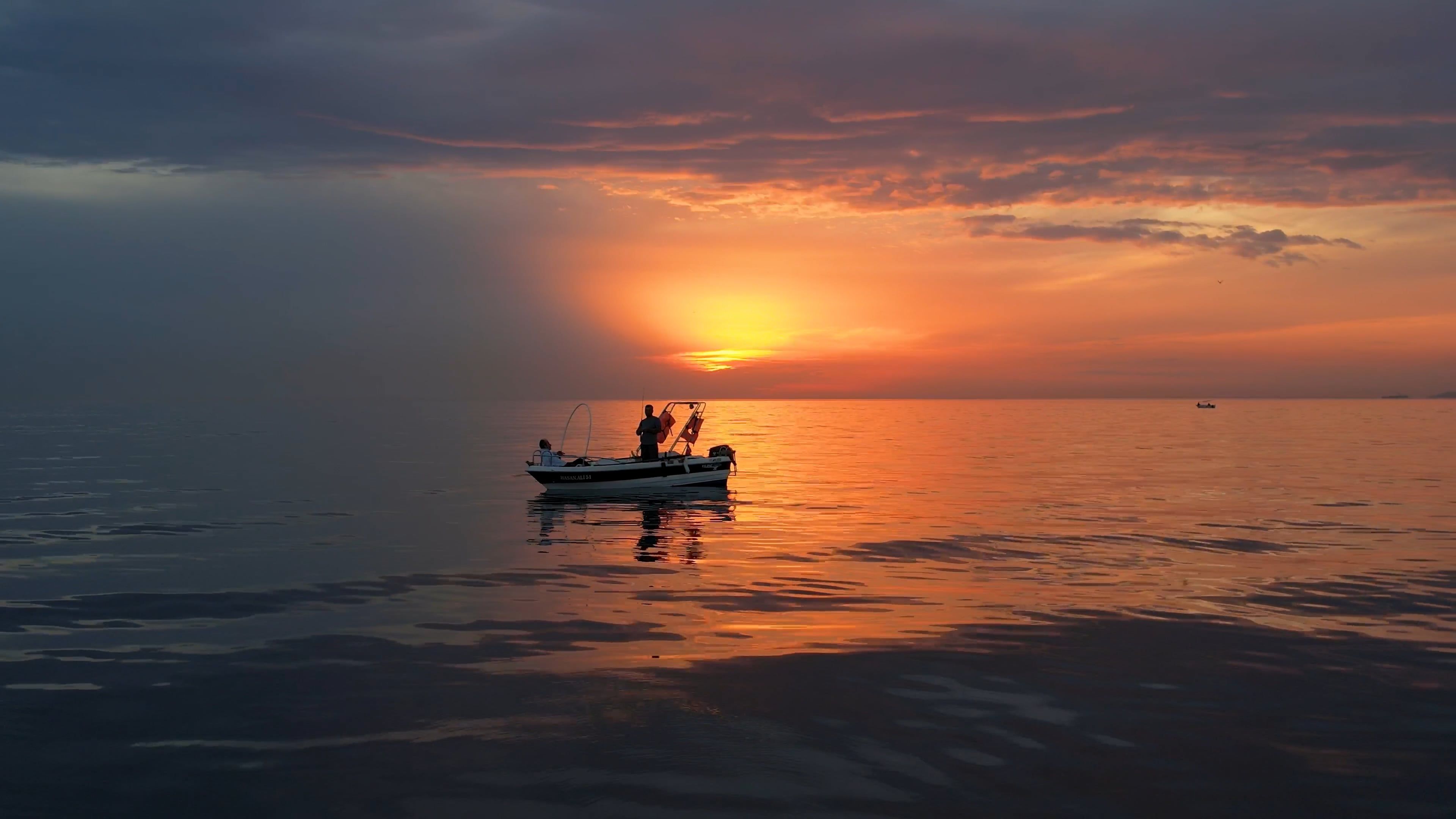 A Boat on the Sea Free Stock Video Footage, Royalty-Free 4K & HD Video Clip