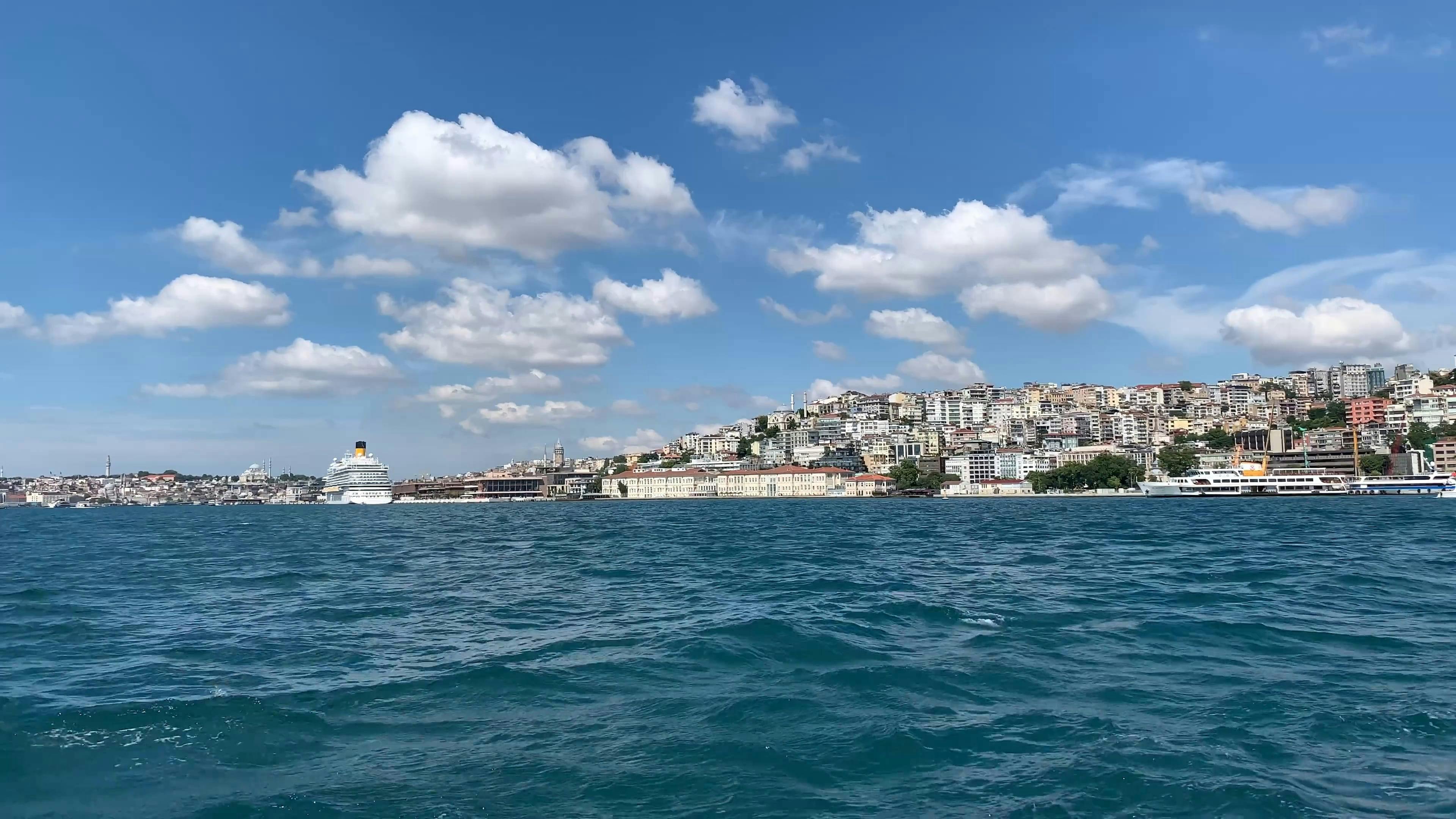 Traffic on Bogaz Koprusu in Istanbul Free Stock Video Footage, Royalty ...