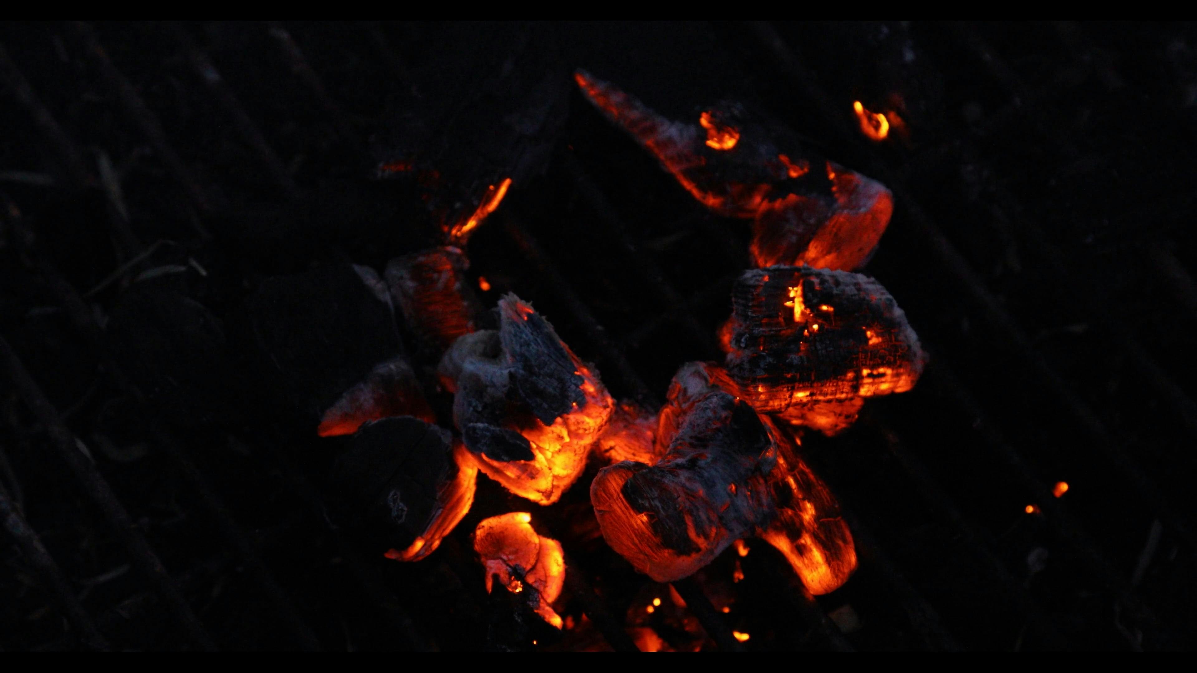 Close up View of Burning Embers Free Stock Video Footage, Royalty-Free ...