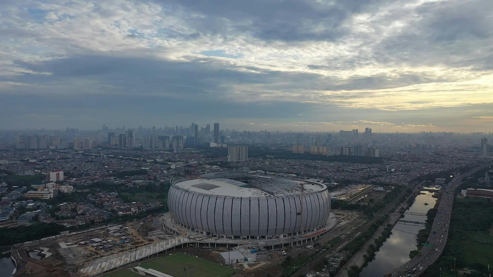 Aerial View Footage of a Stadium Free Stock Video Footage, Royalty-Free ...