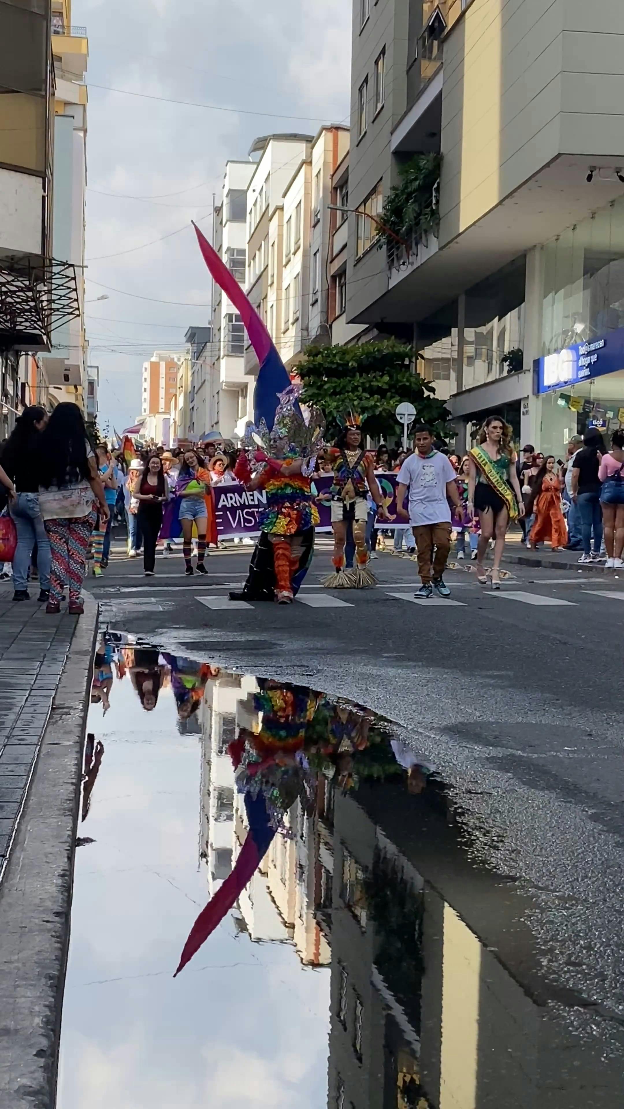Parade Walking in a Street in a City Free Stock Video Footage, Royalty ...
