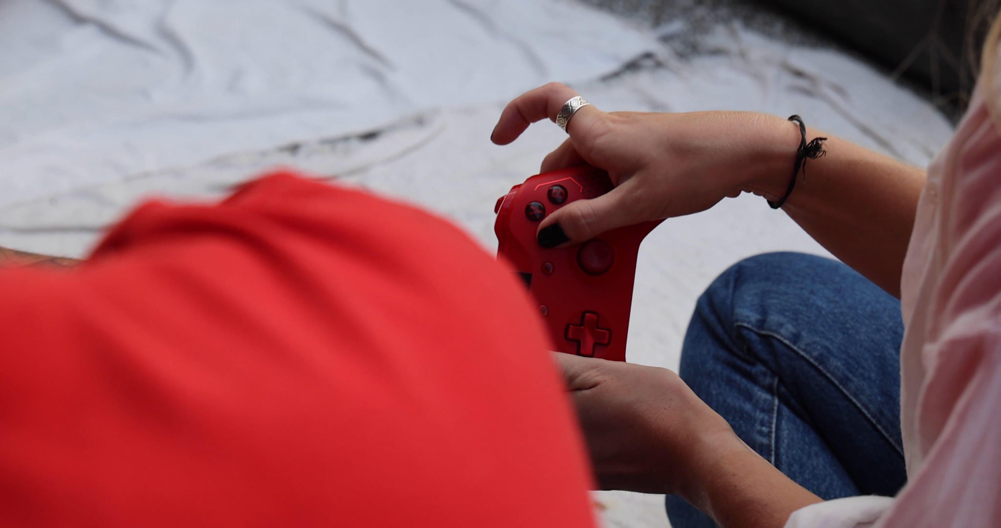 Close up of a Person Using a Wireless Joystick Free Stock Video Footage ...