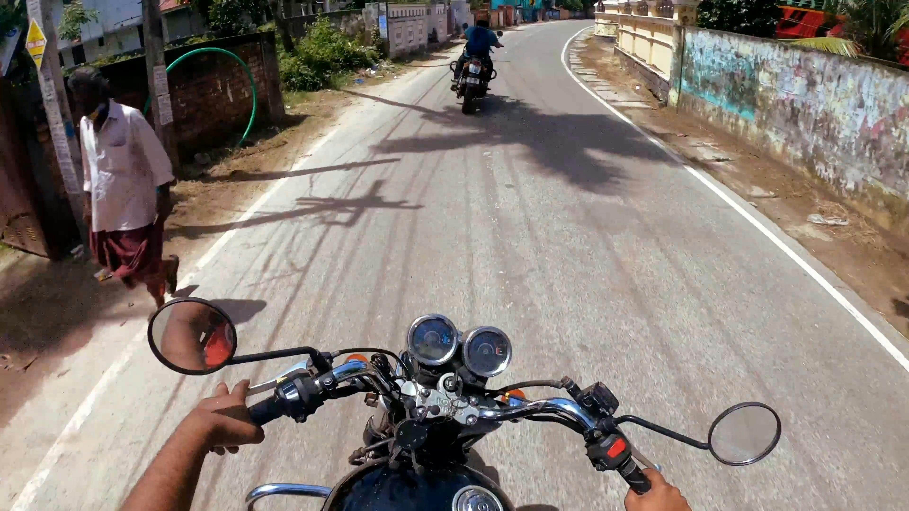 Point of View of a Person Riding a Motorcycle Free Stock Video Footage ...