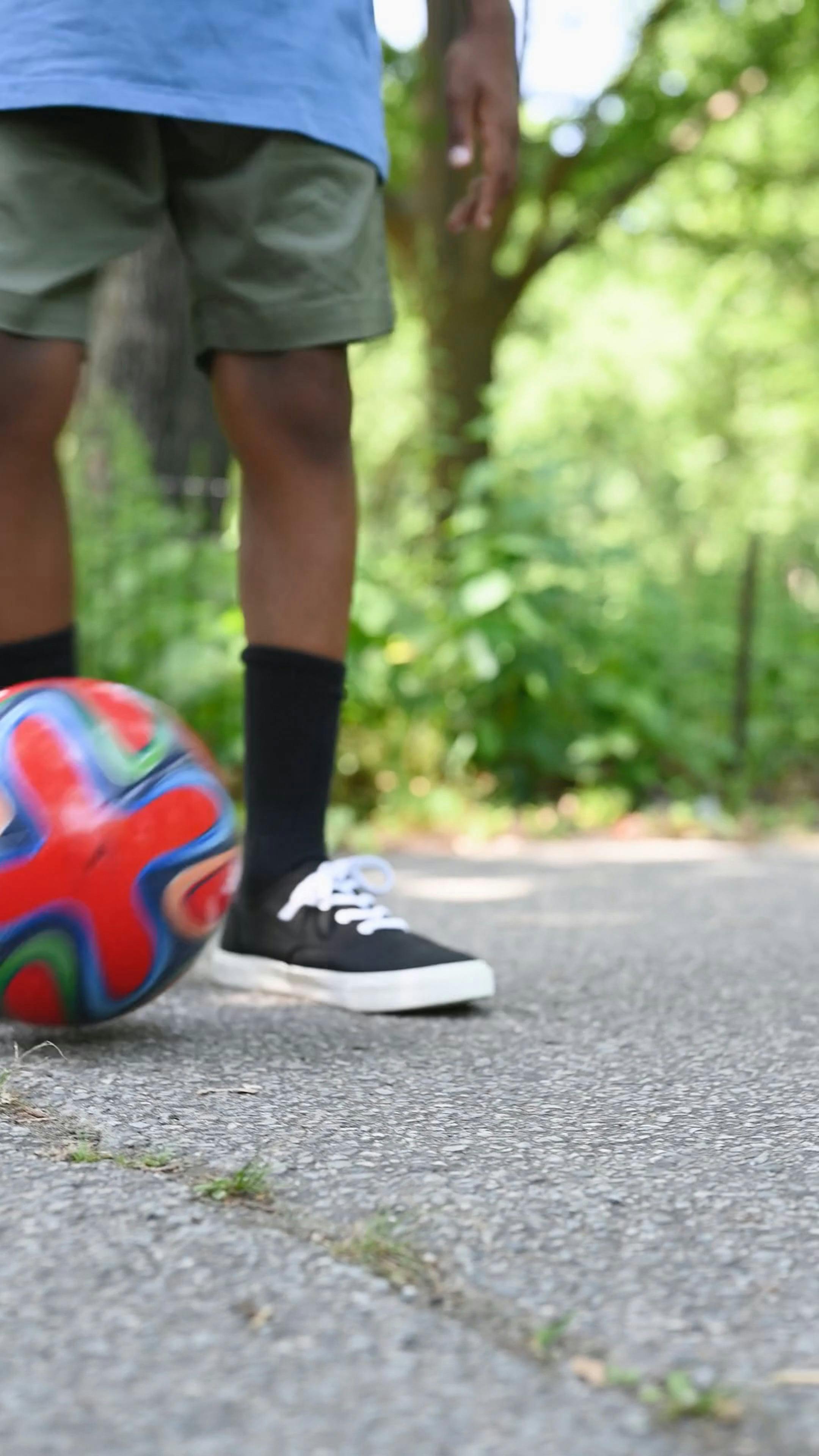 Legs Kicking Ball Free Stock Video Footage, Royalty-Free 4K & HD Video Clip