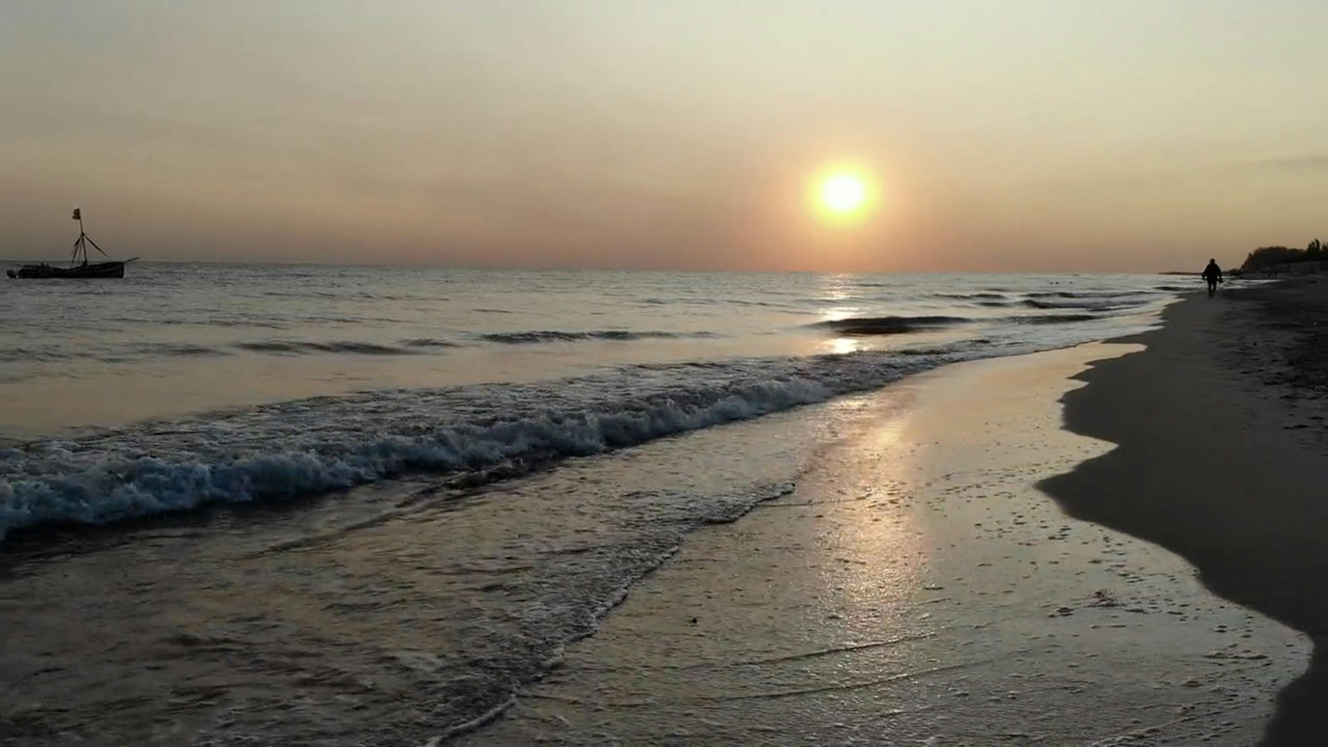 Beach Waves And Sunset Free Stock Video Footage, Royalty-Free 4K & HD ...