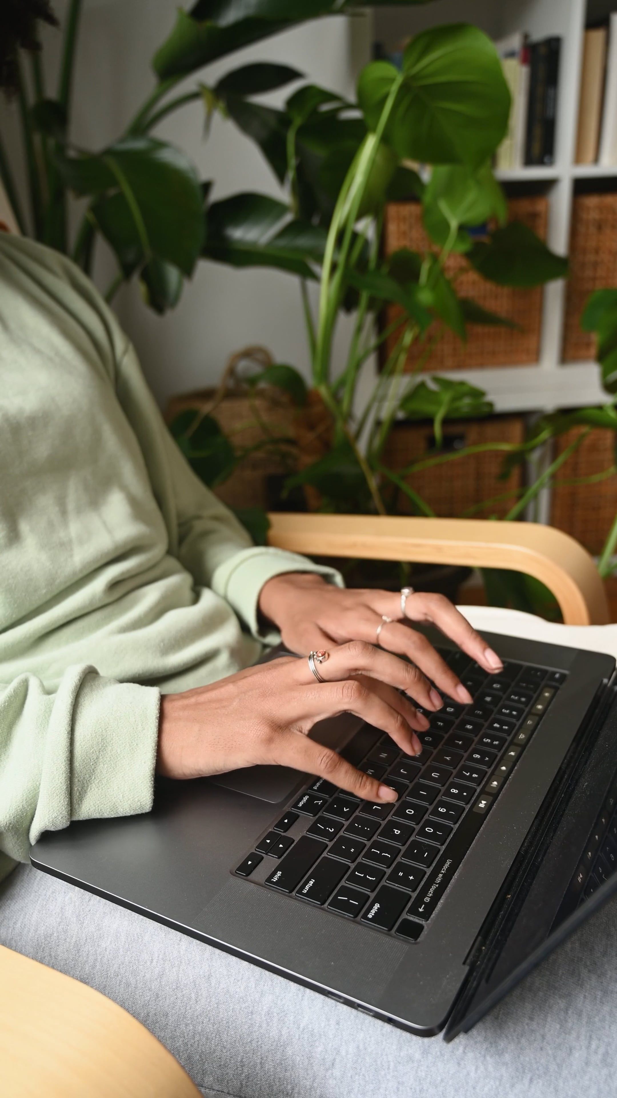 Woman Typing on Laptop Keyboard Free Stock Video Footage, Royalty-Free ...