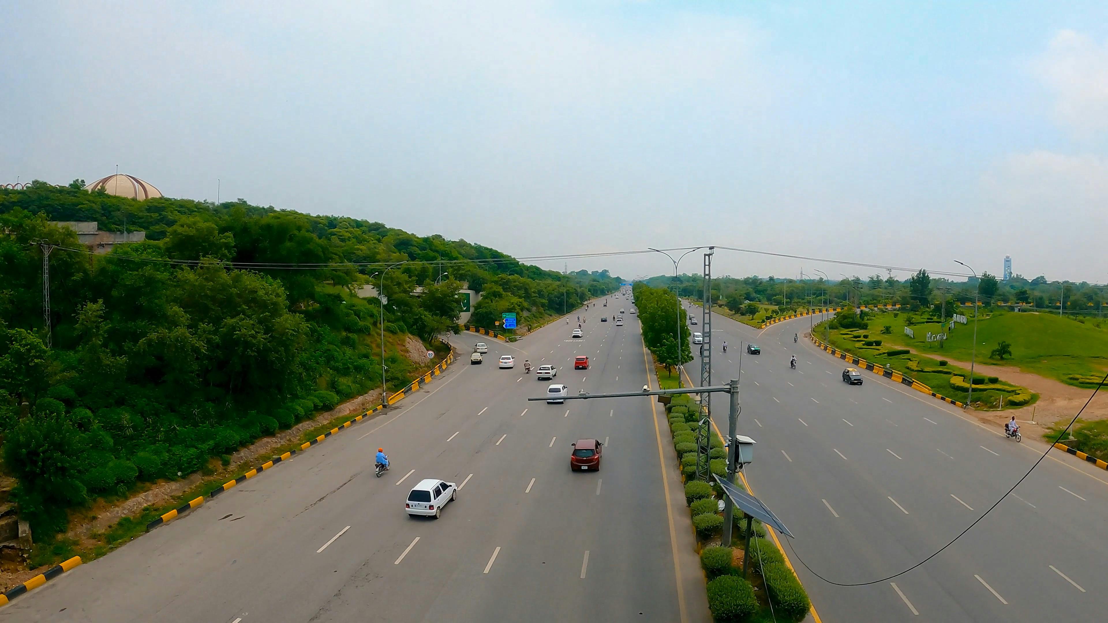 A Busy Expressway in Islamabad, Pakistan Free Stock Video Footage ...