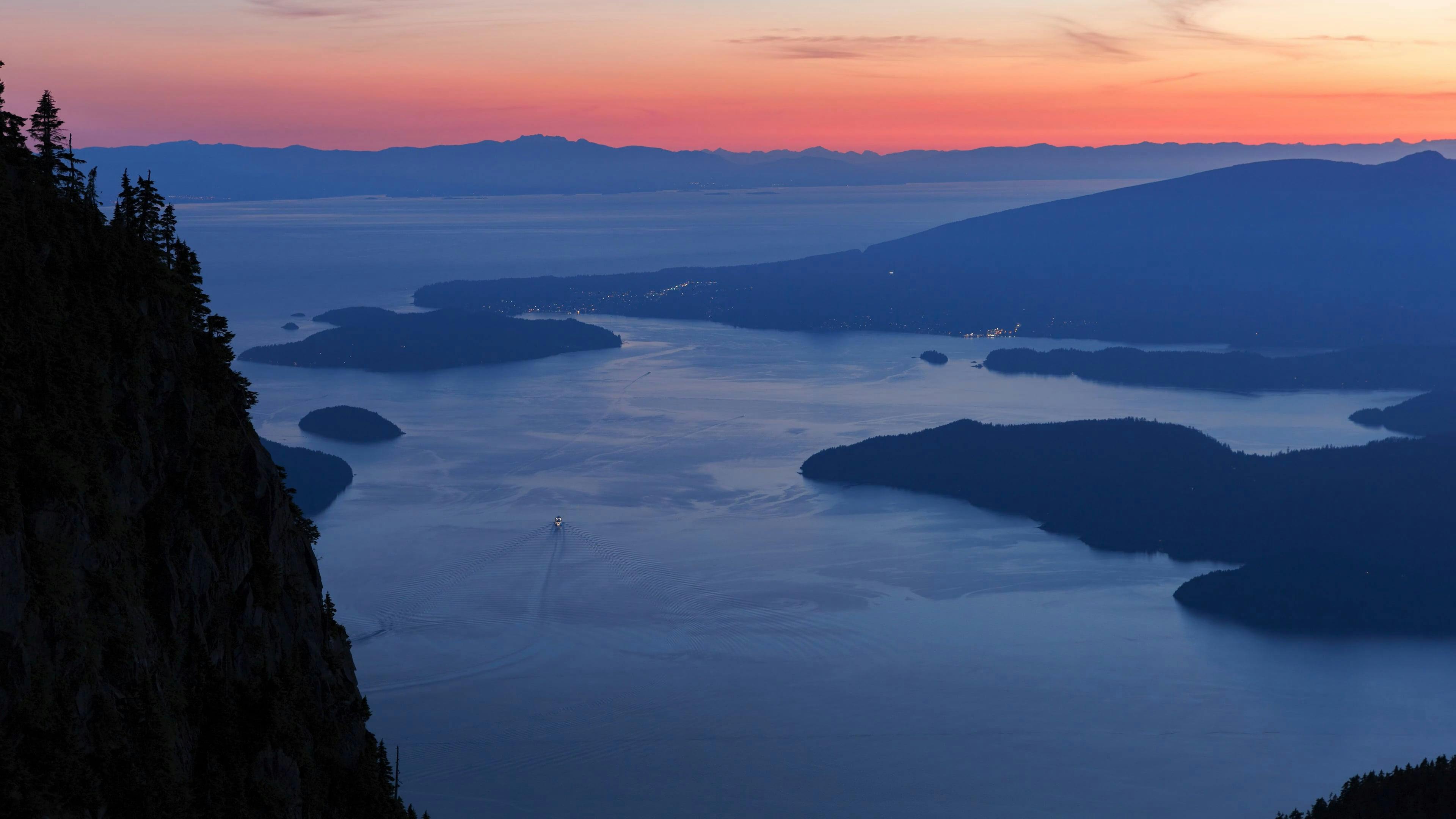 Sunset over Bay on Sea Shore Free Stock Video Footage, Royalty-Free 4K ...