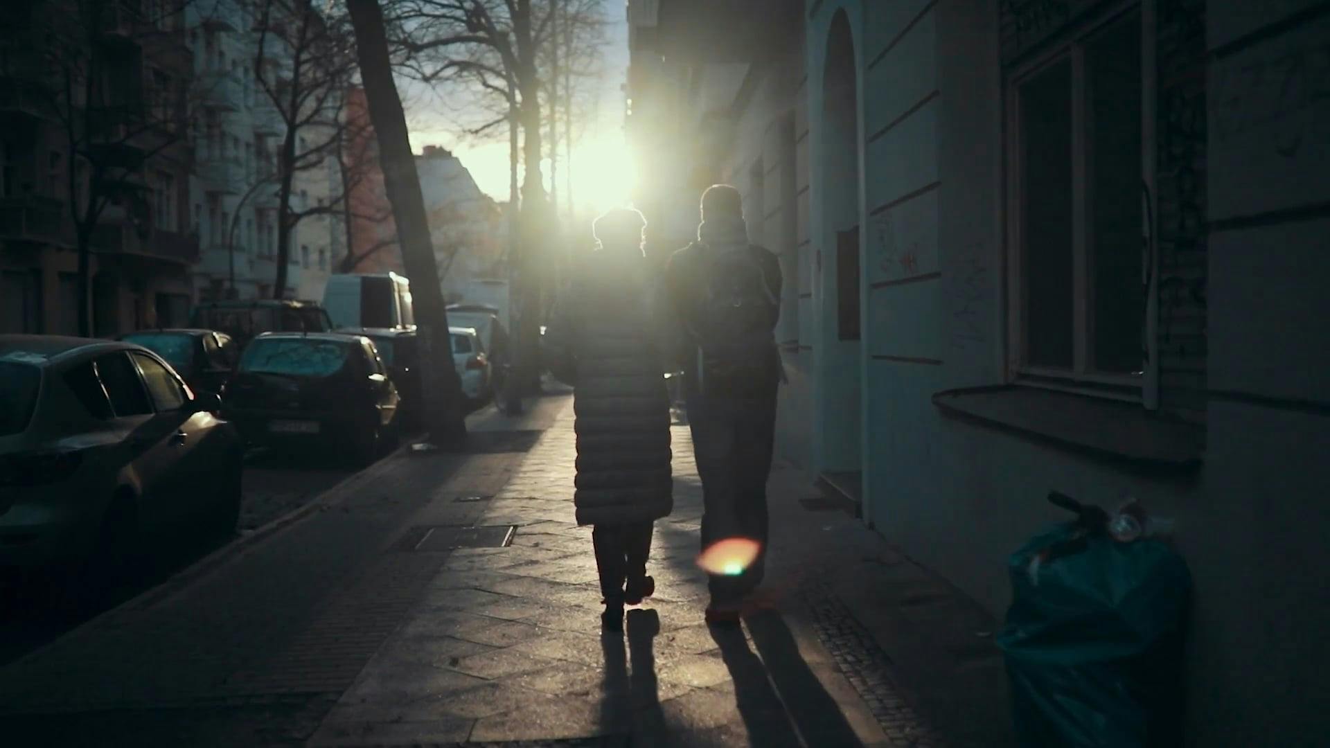 Man and Woman Walking in City Free Stock Video Footage, Royalty-Free 4K ...