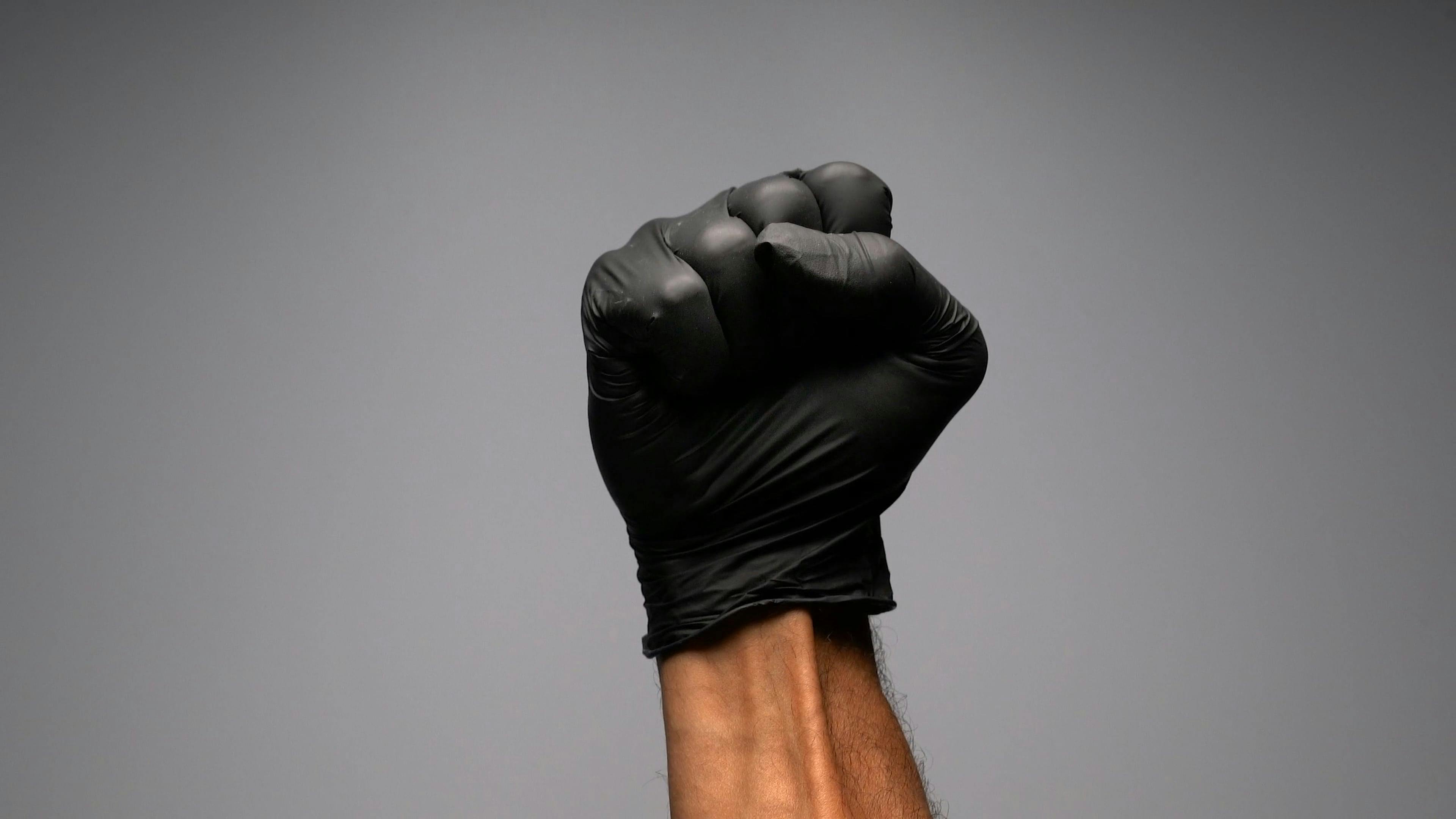 A Gloved Male Hand Making a Fist Free Stock Video Footage, Royalty-Free ...