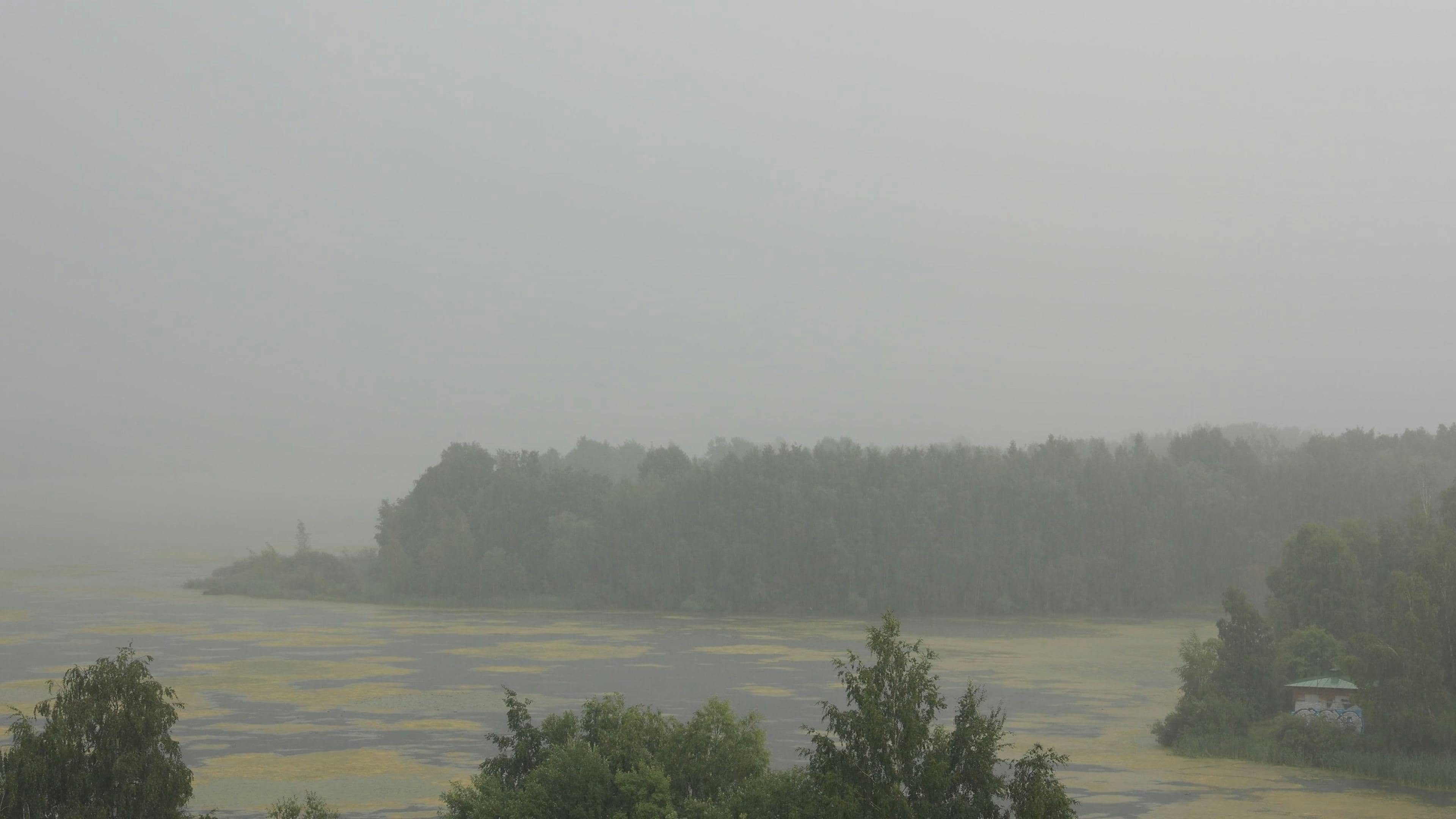 Heavy Rain in Town Free Stock Video Footage, Royalty-Free 4K & HD Video ...