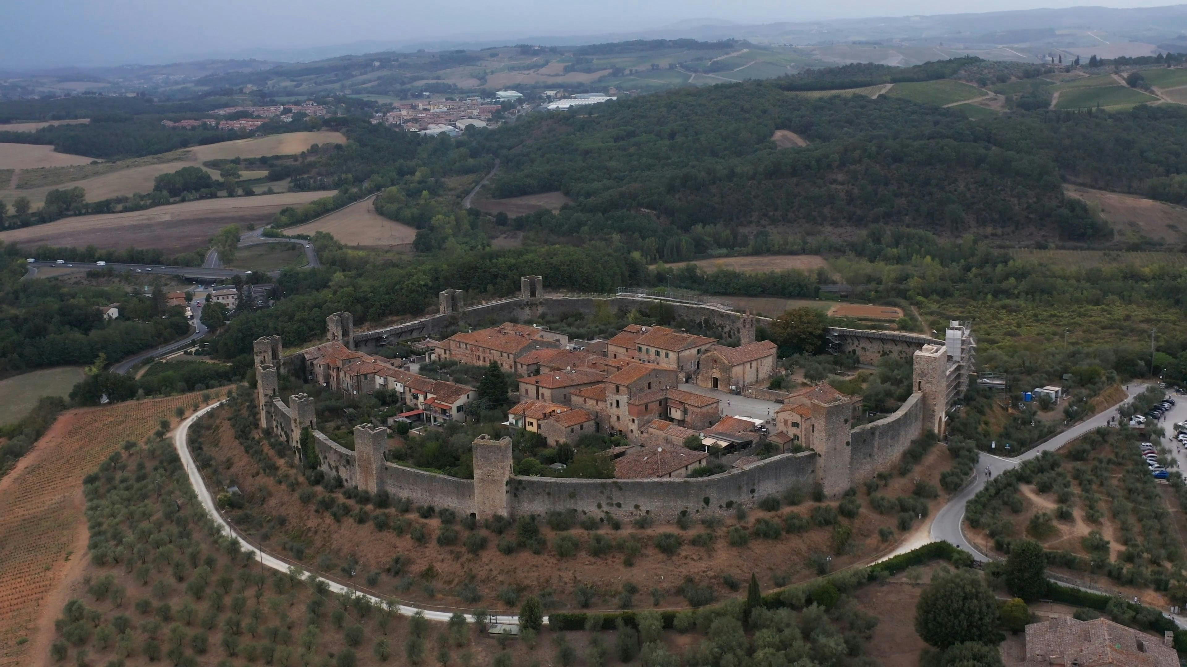 Medieval Walls around Town Free Stock Video Footage, Royalty-Free 4K ...