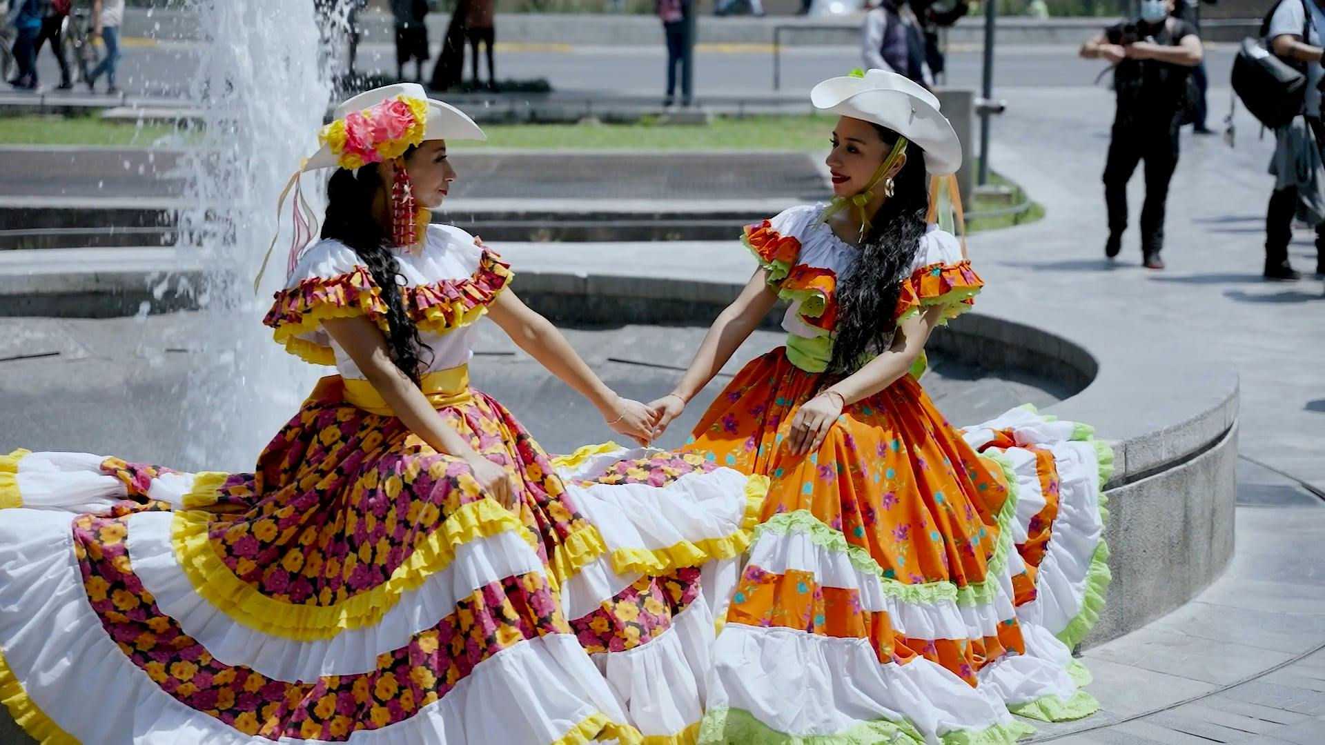 Women Dancing in Traditional Dresses Free Stock Video Footage, Royalty ...