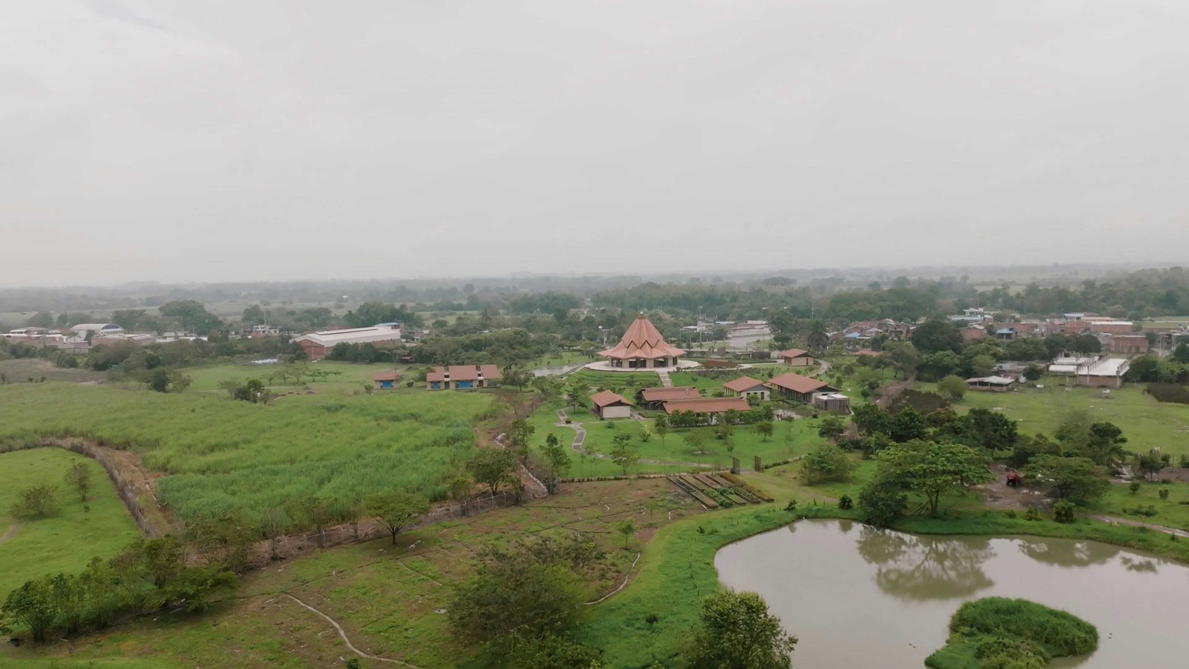 Overcast over Plains near Village Free Stock Video Footage, Royalty ...