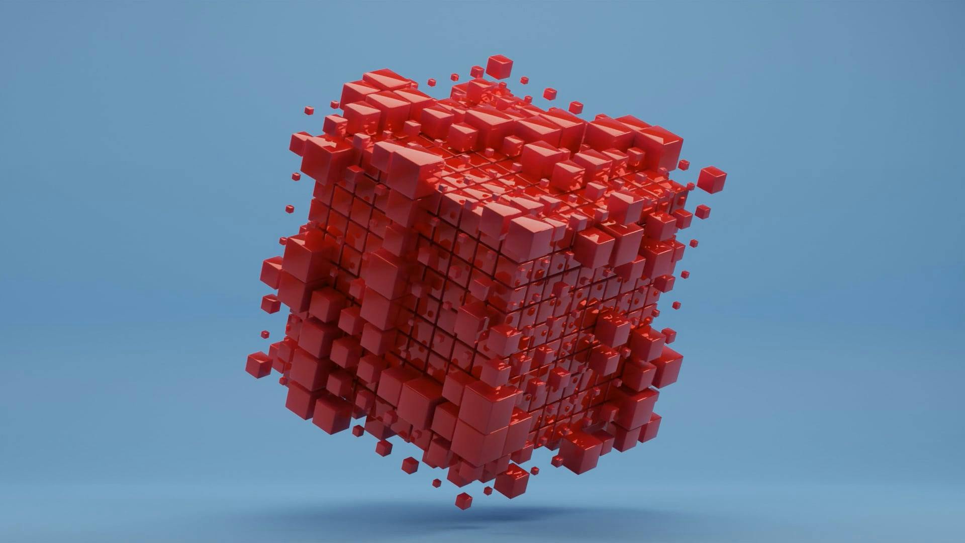 3D Render of Red Cube Free Stock Video Footage, Royalty-Free 4K & HD ...