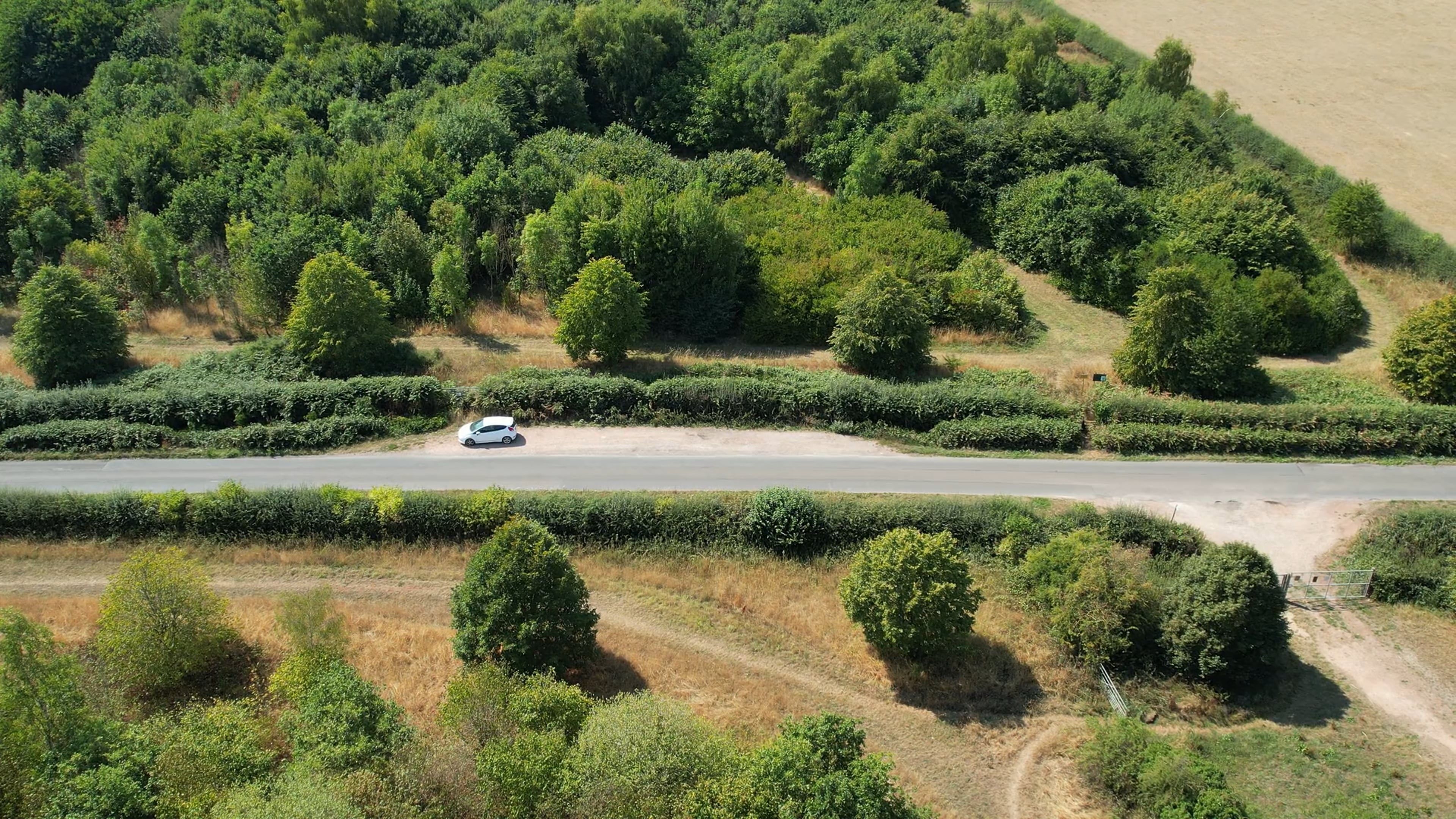 Drone Footage of Cars on a Country Road Free Stock Video Footage ...