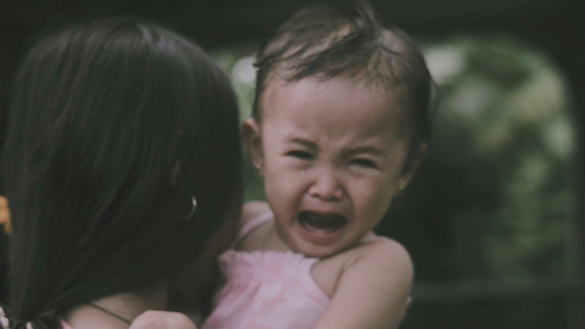 Mother Holding Crying Child Free Stock Video Footage, Royalty-Free 4K ...