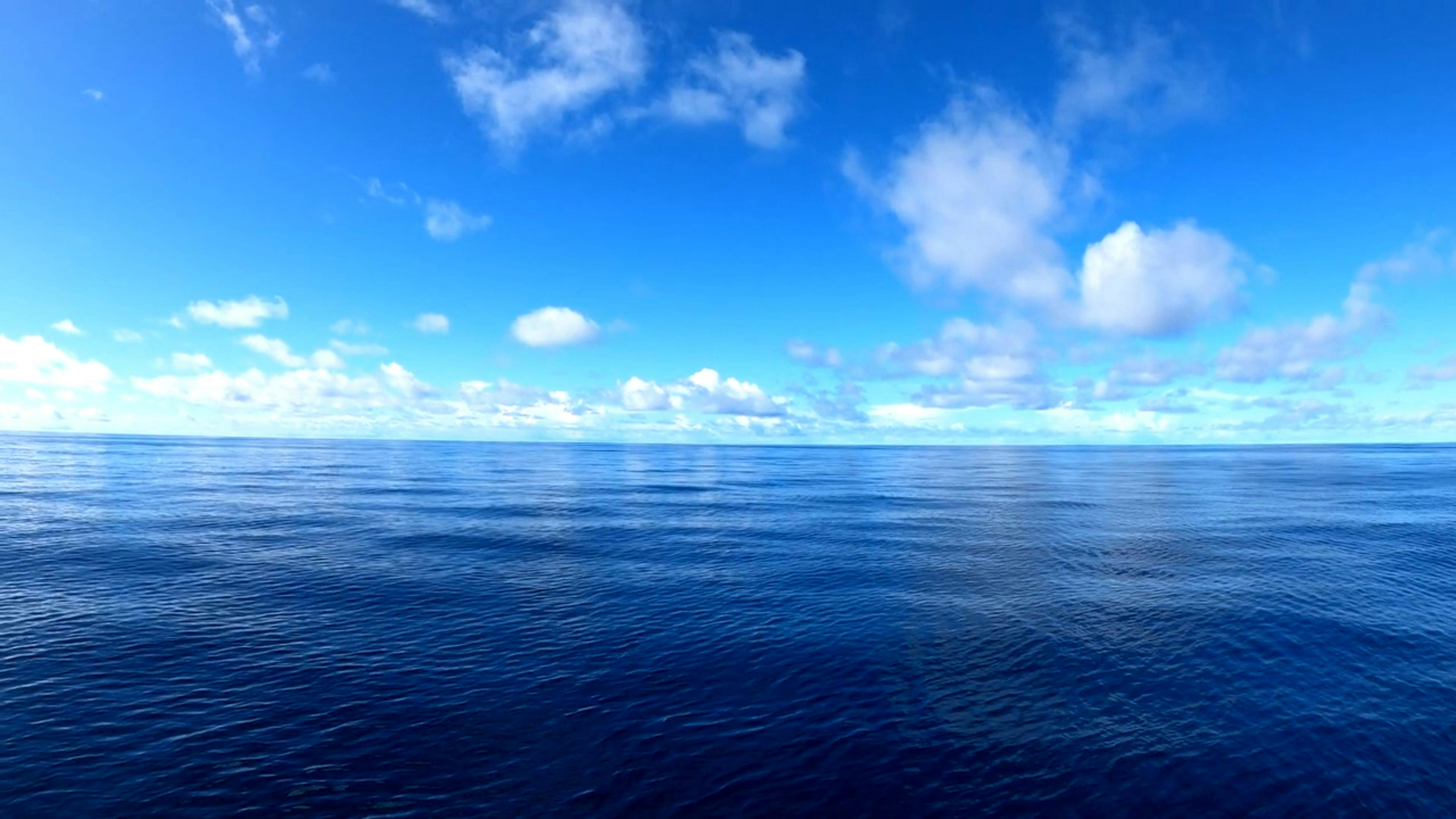 Calm Waters in the Open Blue Sea Free Stock Video Footage, Royalty-Free ...