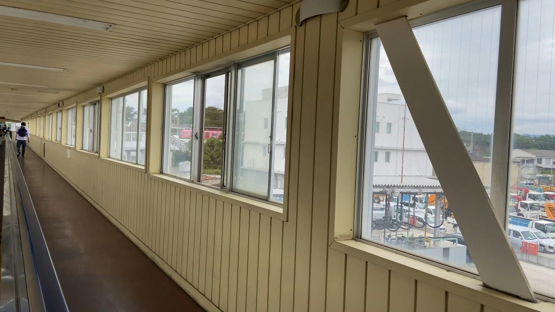 Corridor with View on Buildings and Cars Free Stock Video Footage ...