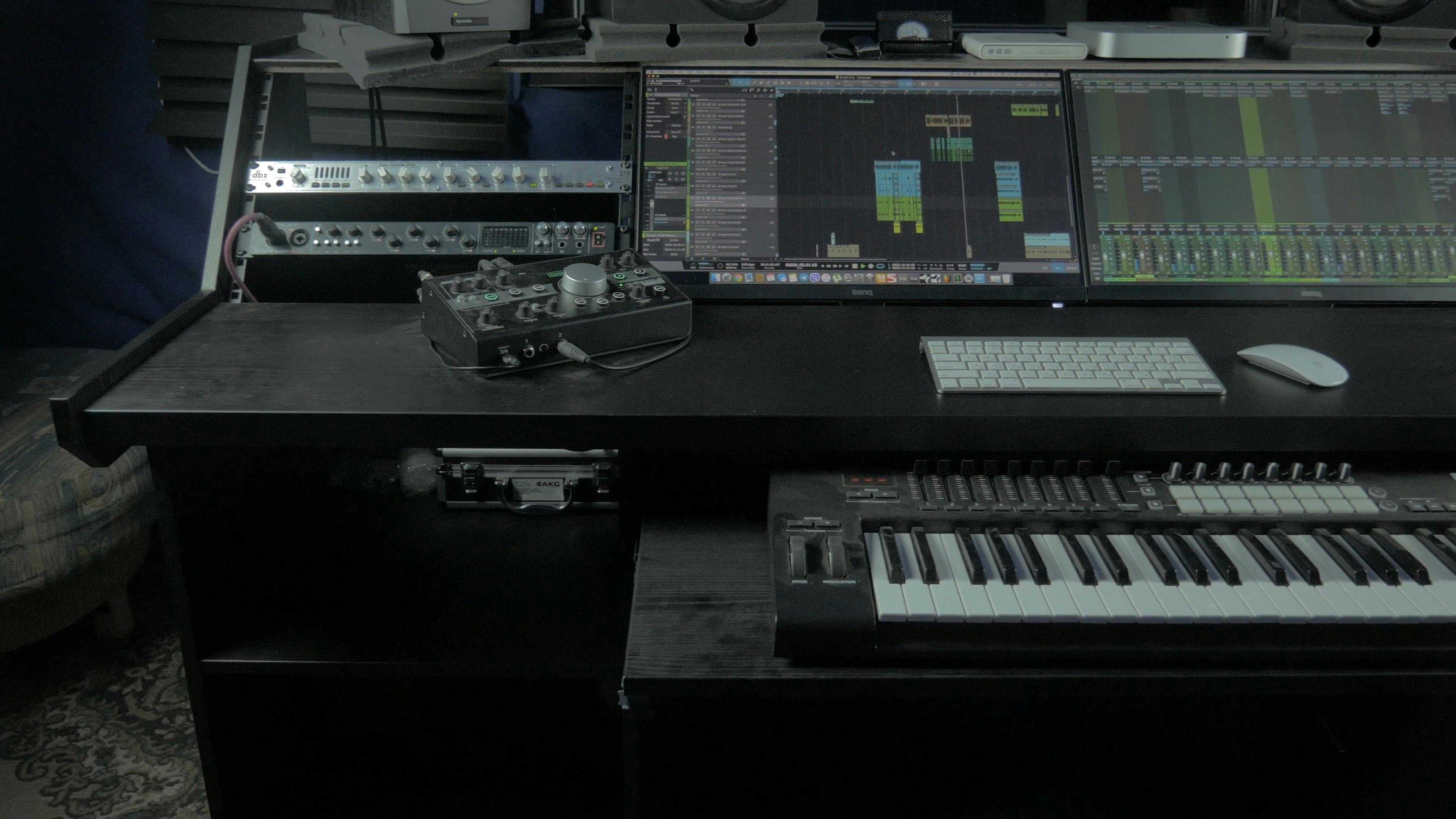 Waveform on a Computer Screen during Recording in a Music Studio Free ...