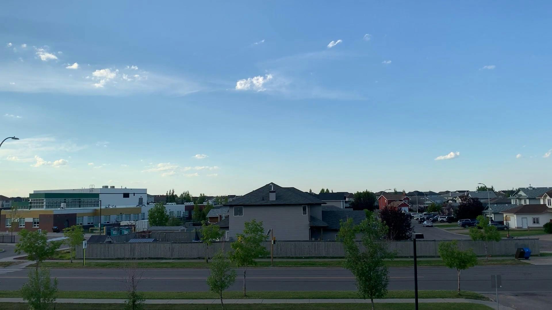 Cars Driving on a Small Town Road Free Stock Video Footage, Royalty ...