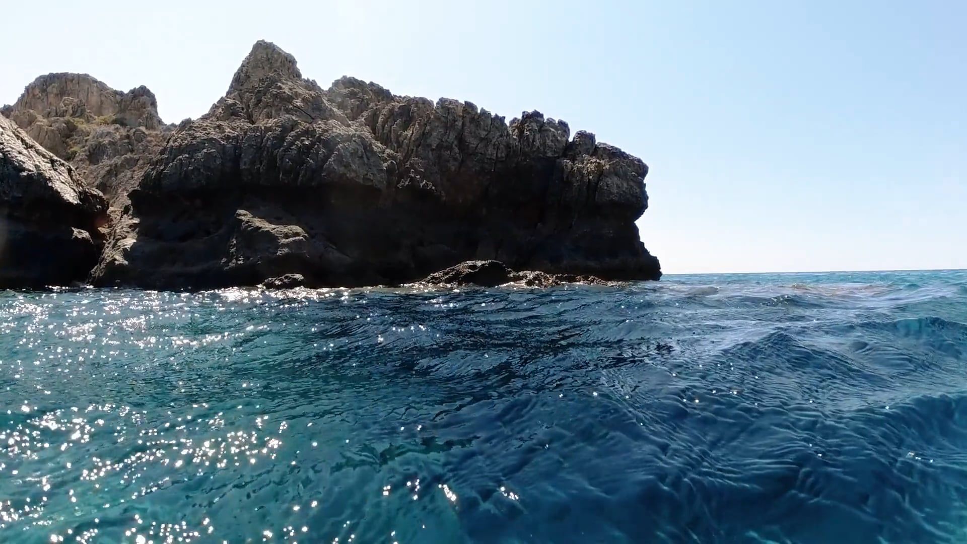 Rock Formation on Sea Free Stock Video Footage, Royalty-Free 4K & HD ...