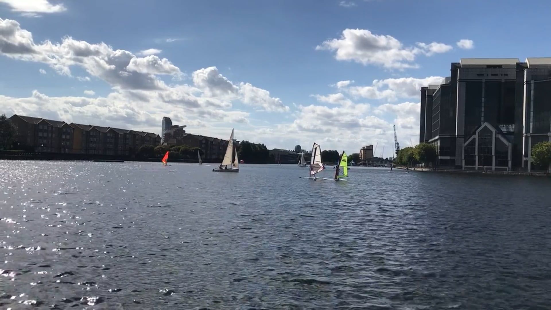 Boats on River in Town Free Stock Video Footage, Royalty-Free 4K & HD ...