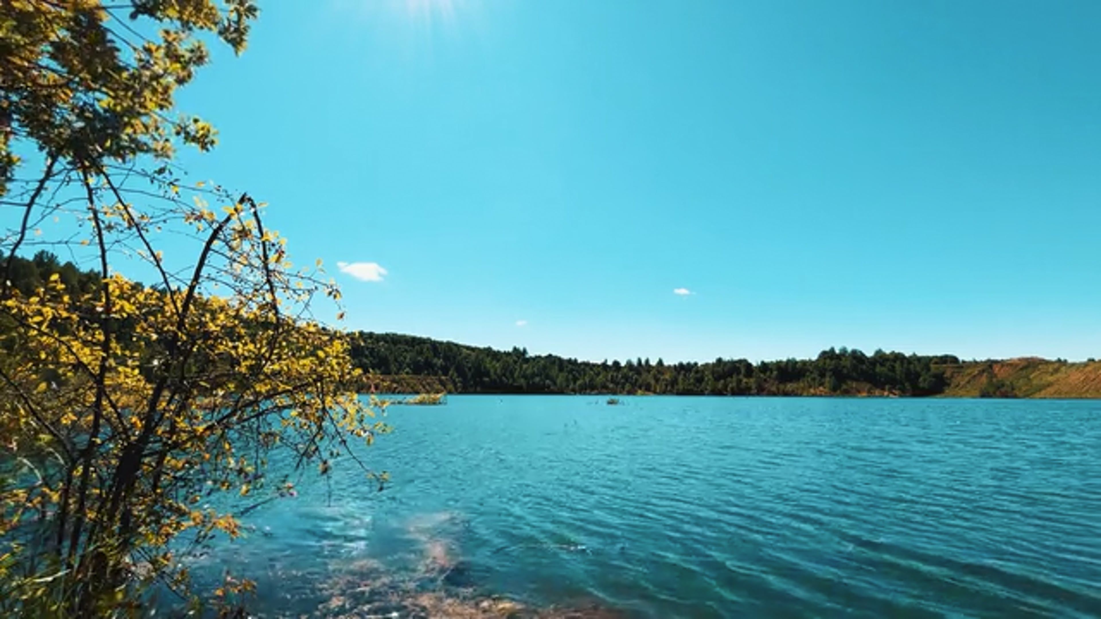 Clear Sky over Lakeshore Free Stock Video Footage, Royalty-Free 4K & HD ...