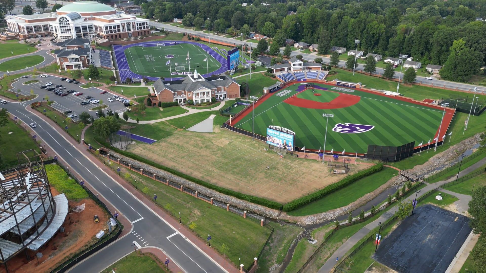 Drone Footage Of The Campus Ground Free Stock Video Footage, Royalty ...