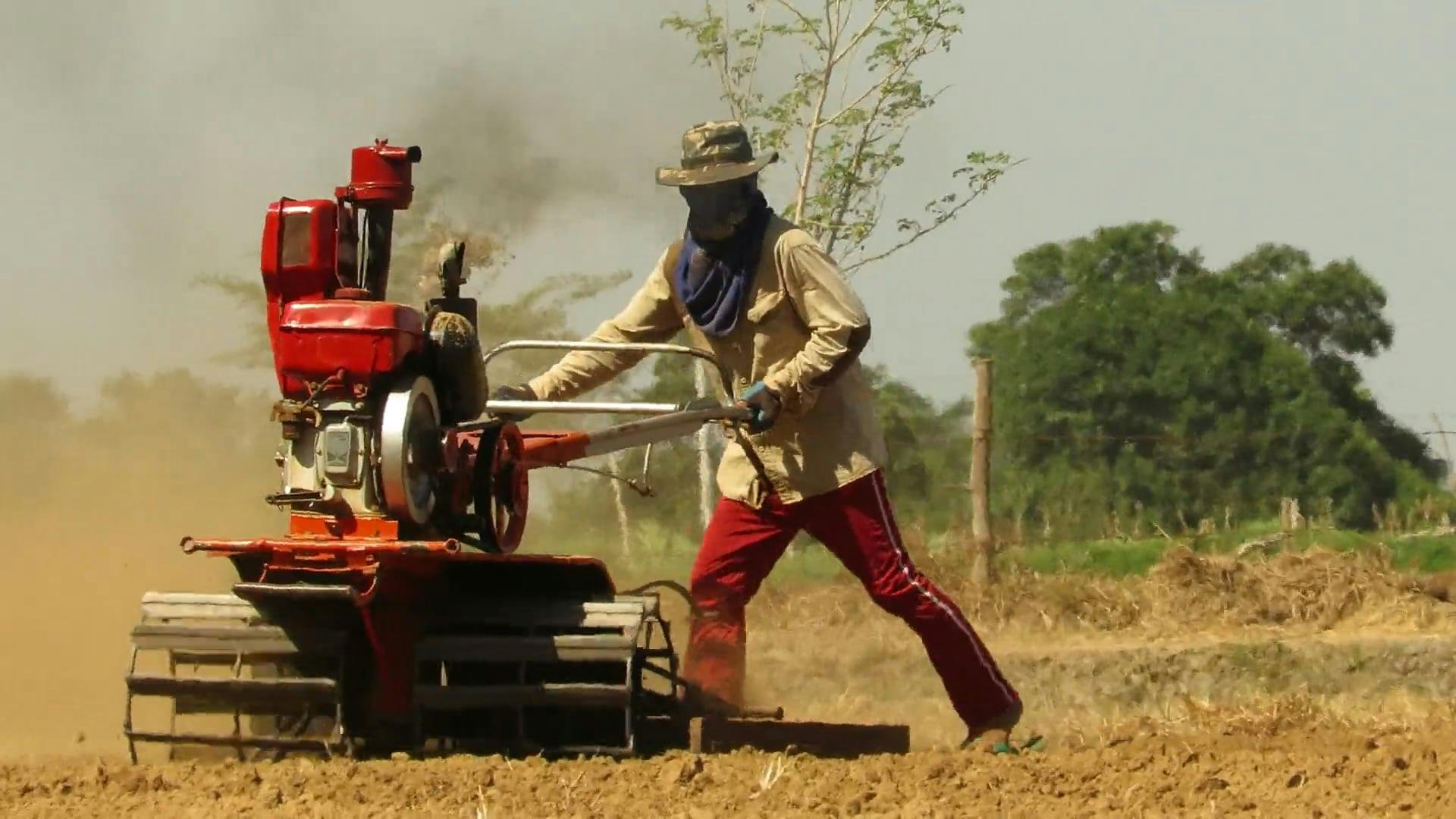 Farmer Working on Field Free Stock Video Footage, Royalty-Free 4K & HD ...