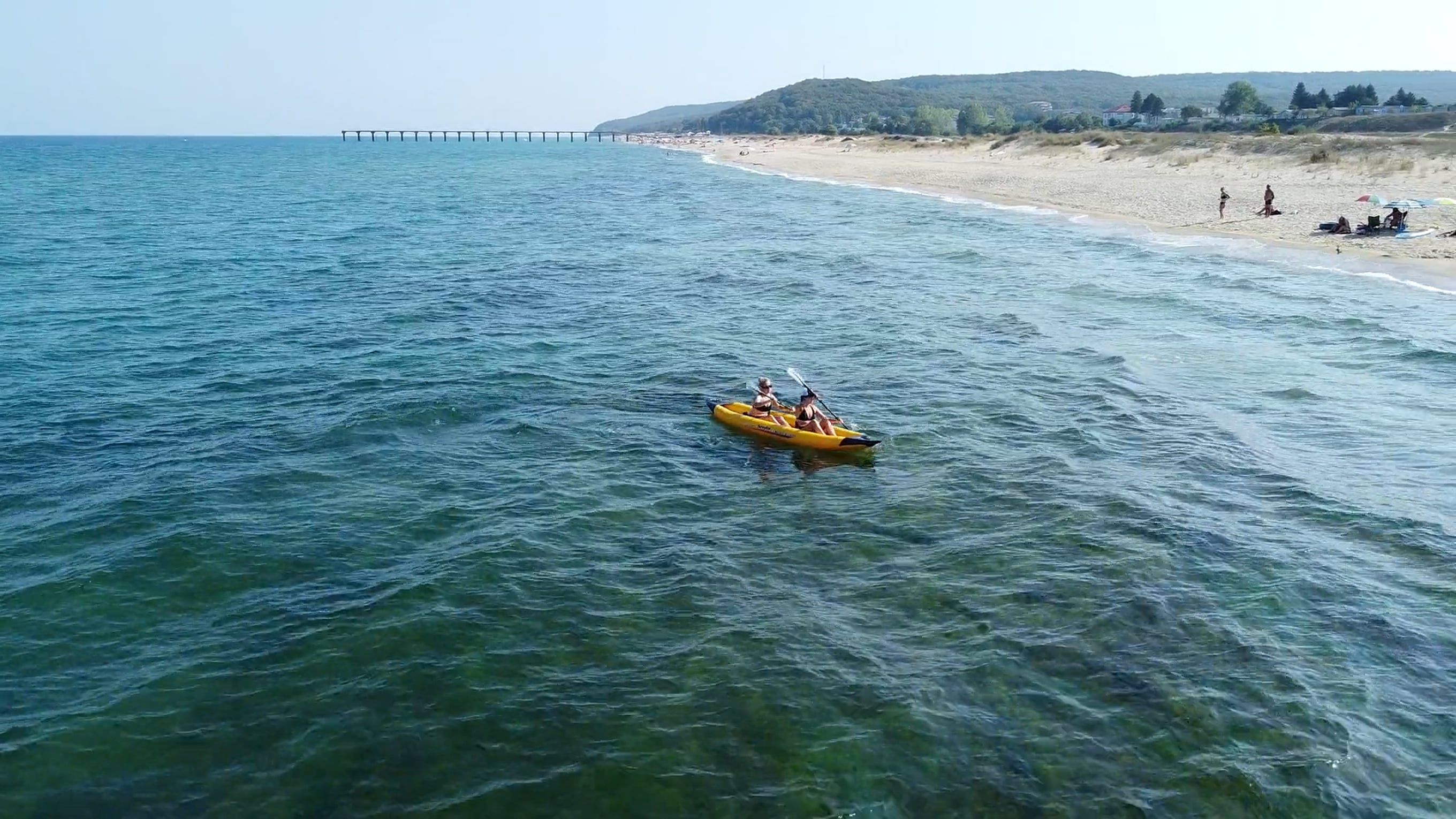 Women Canoeing on the Beach Free Stock Video Footage, Royalty-Free 4K ...