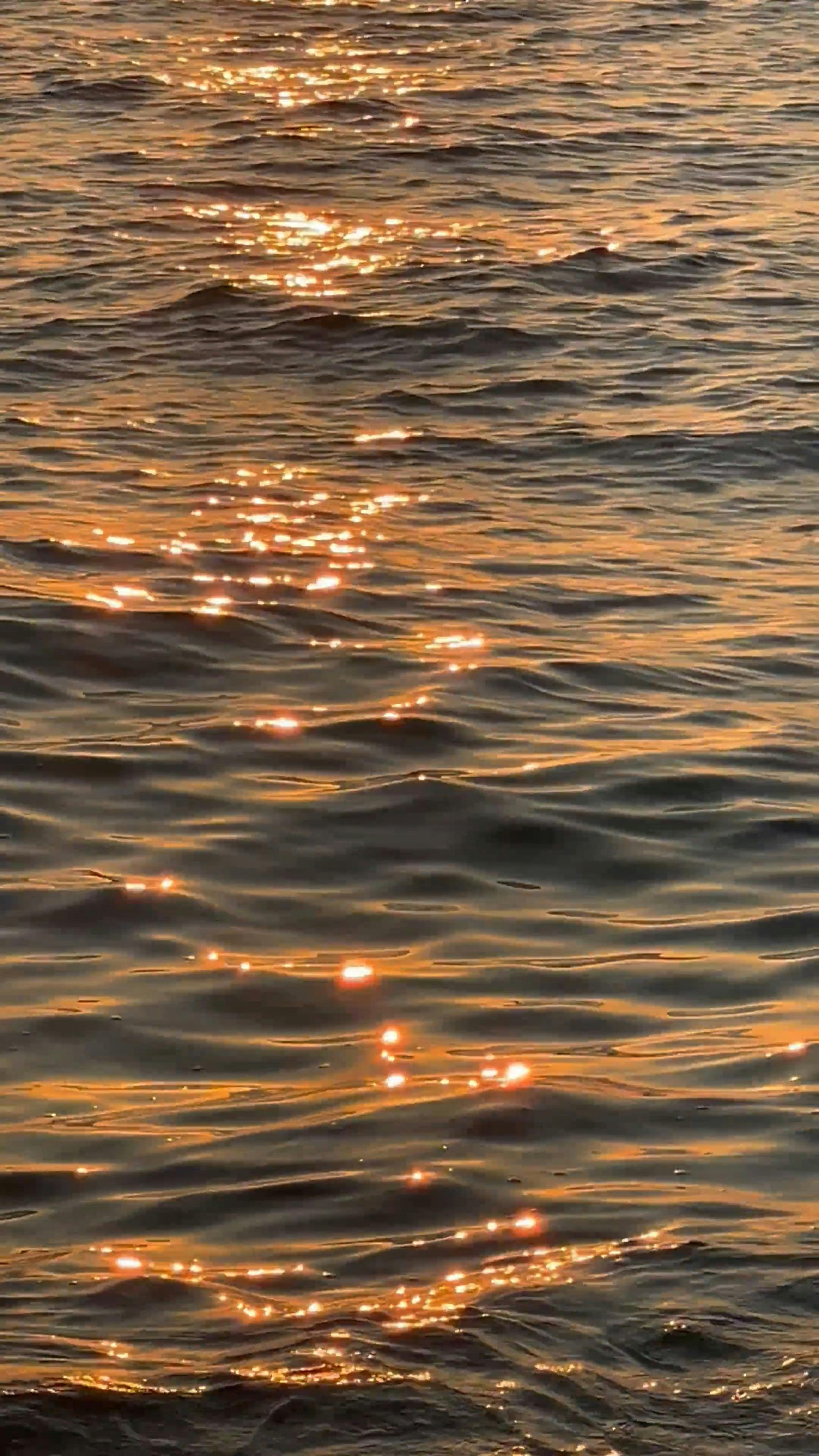 Sunlight Reflections on the Sea Surface Free Stock Video Footage ...