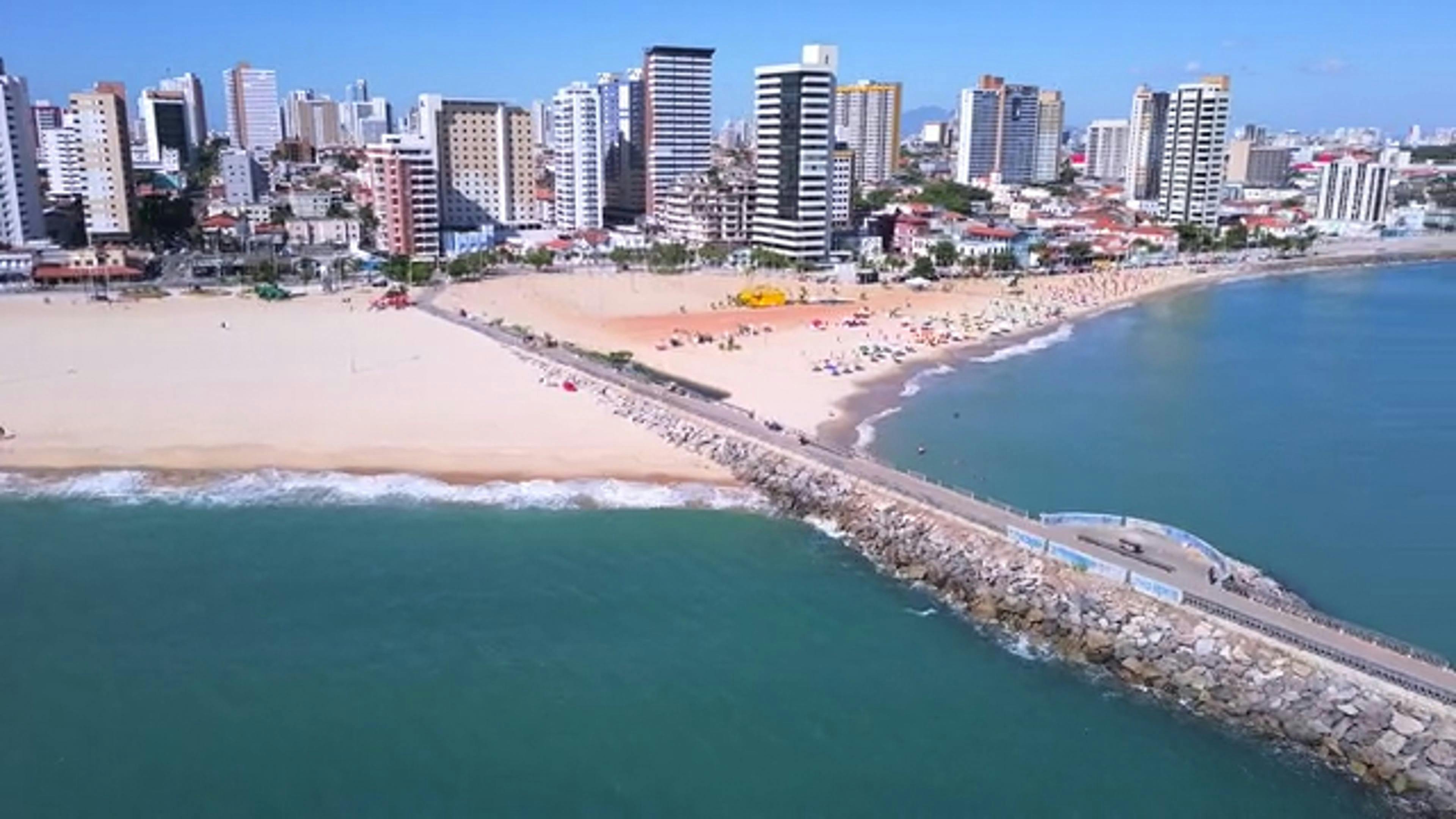 Drone View of Florianópolis City at Sunset Free Stock Video Footage ...