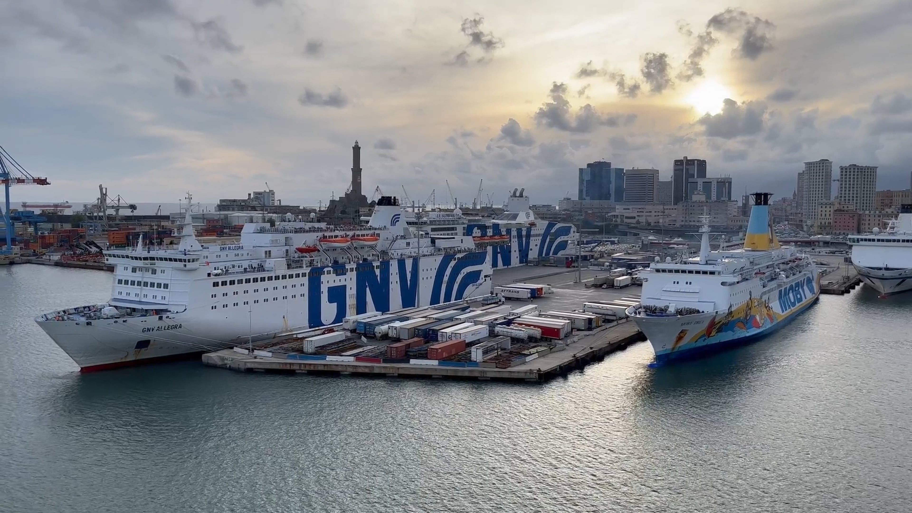 Cruise Ship Moored in Harbor Free Stock Video Footage, Royalty-Free 4K ...