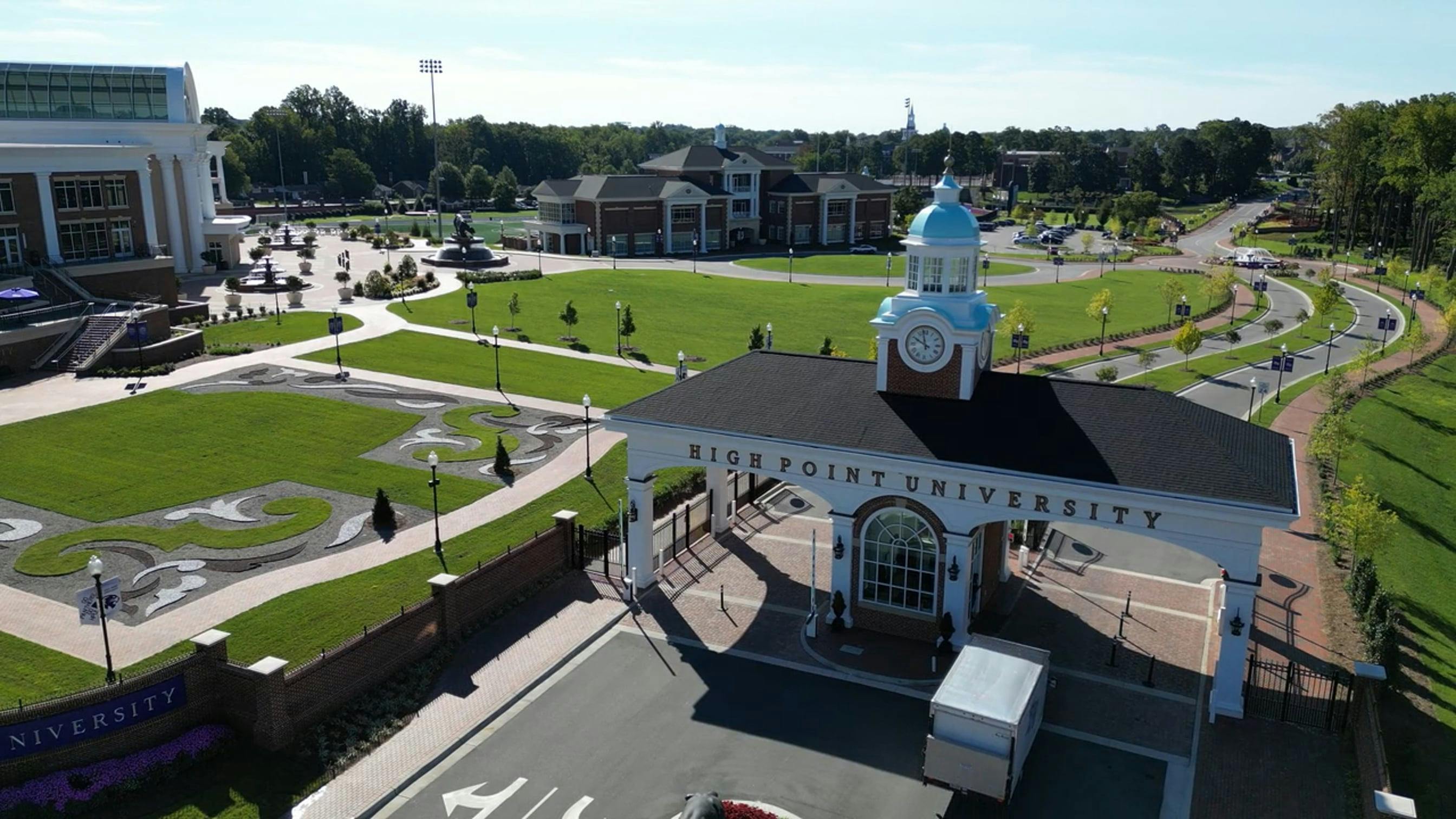 Entrance to High Point University Free Stock Video Footage, Royalty ...