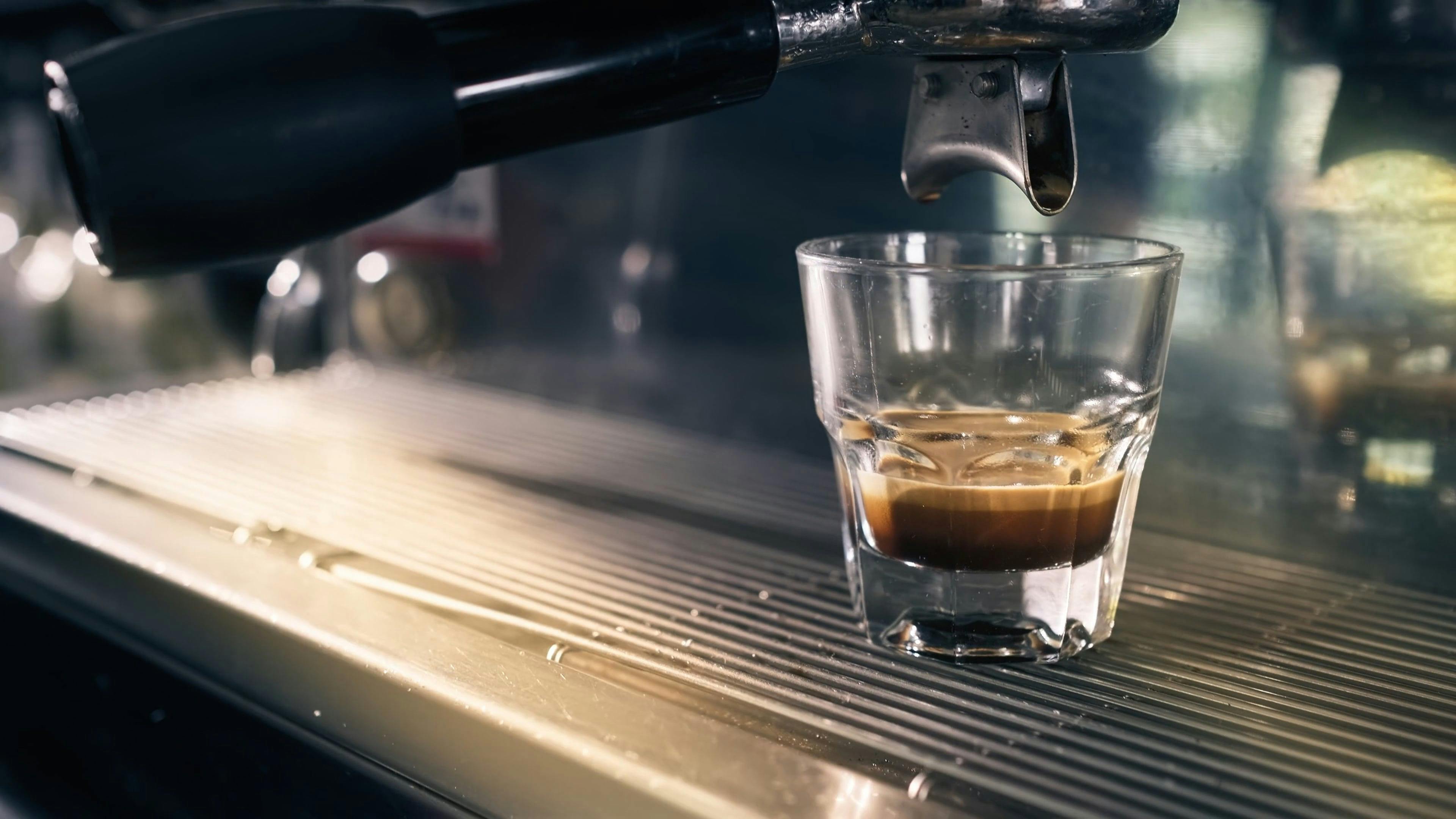 Coffee Machine Dispensing Coffee Free Stock Video Footage, Royalty-Free ...