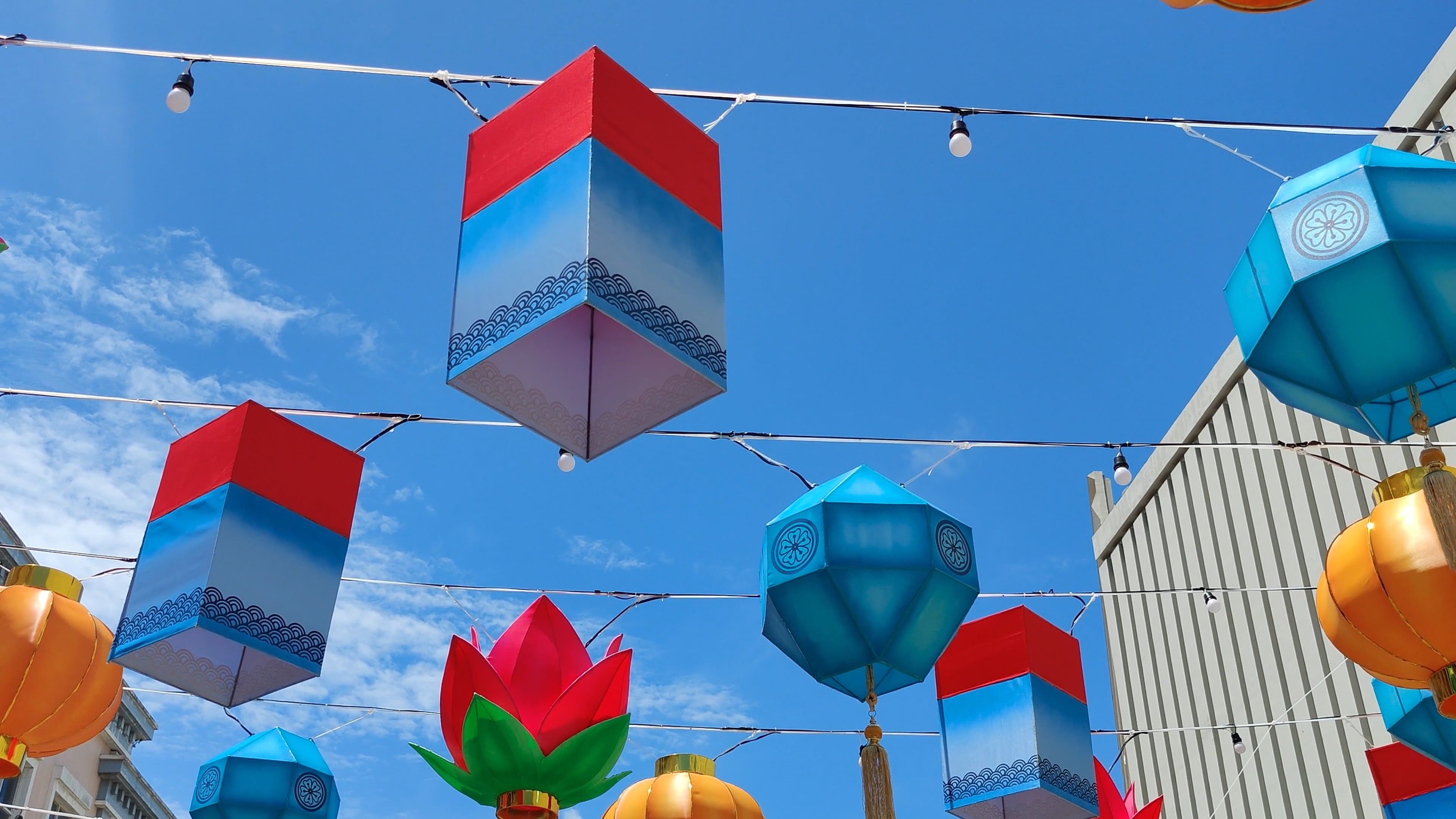 Lanterns Hanging in City Free Stock Video Footage, Royalty-Free 4K & HD ...