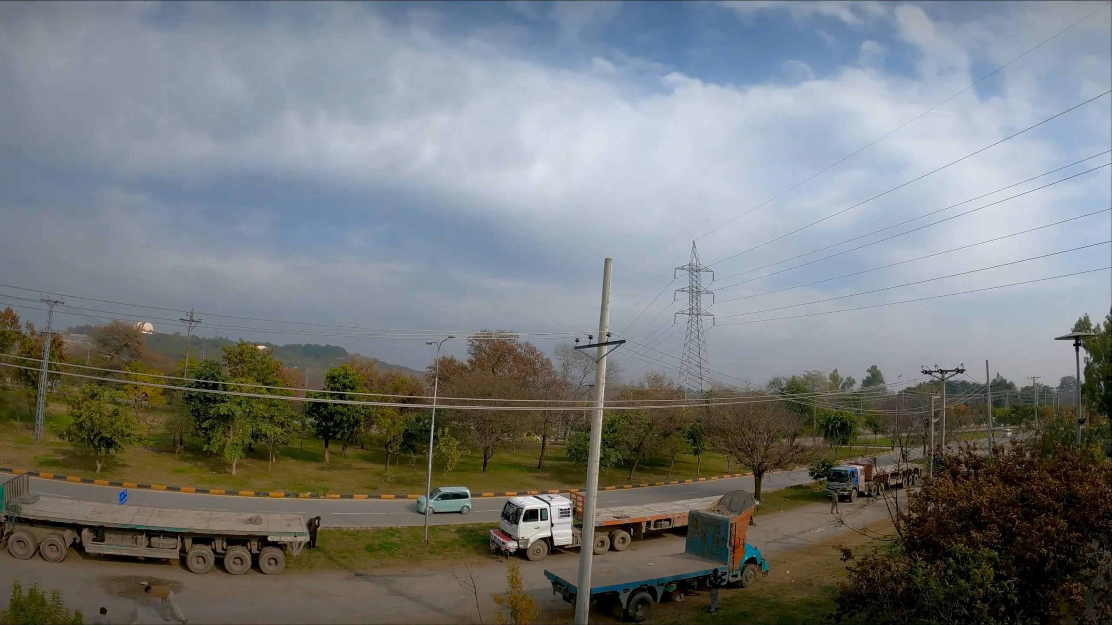 Hyperlapse of Road Traffic in a Rural Area Free Stock Video Footage ...