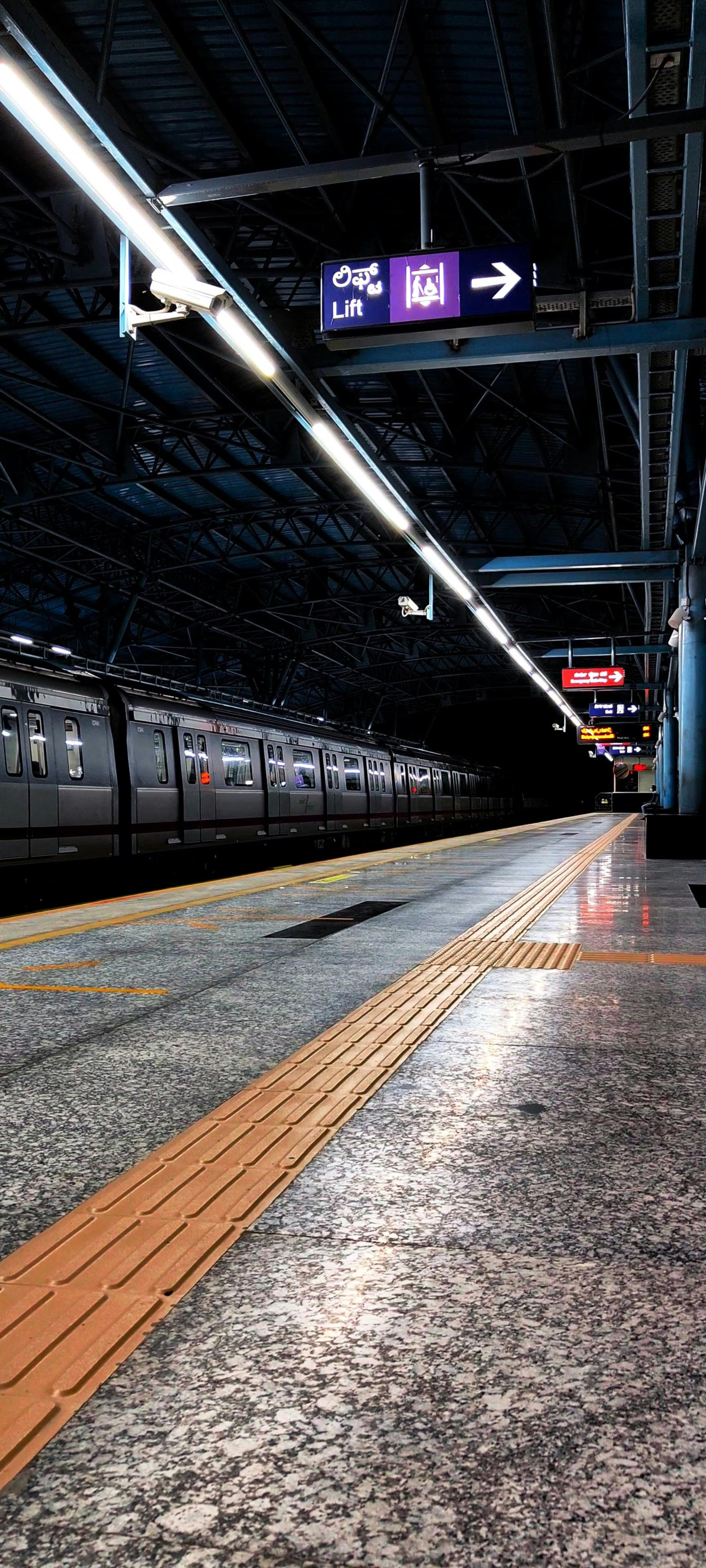Platform on Metro Station at Night Free Stock Video Footage, Royalty ...