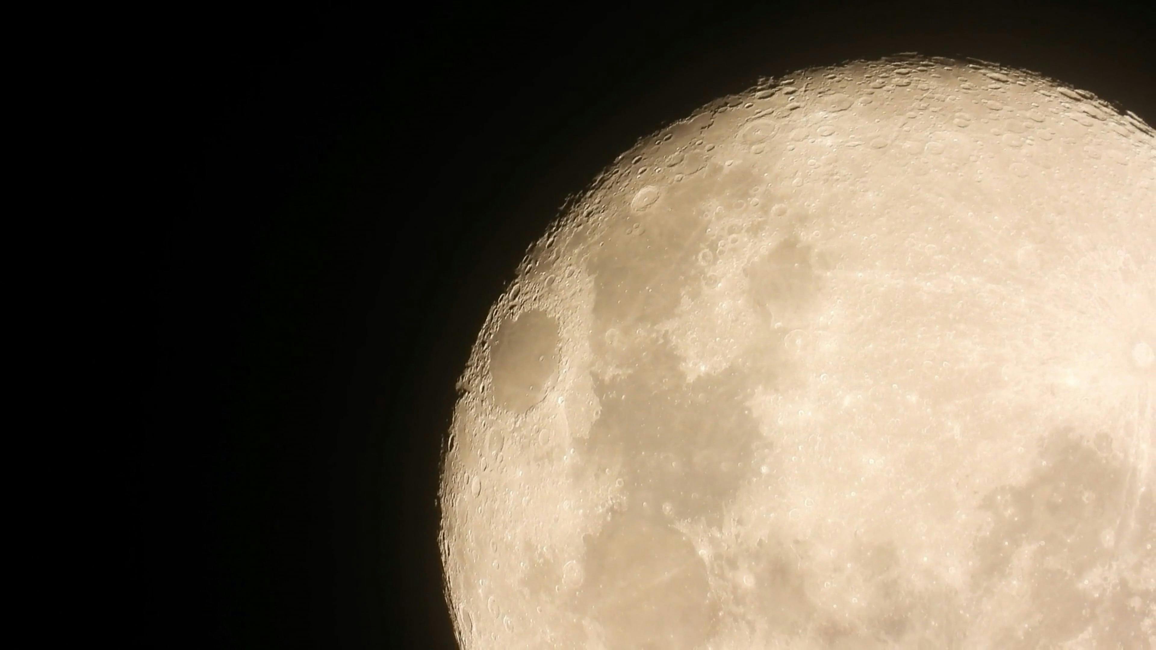 Close-up View of Moon Surface Free Stock Video Footage, Royalty-Free 4K ...