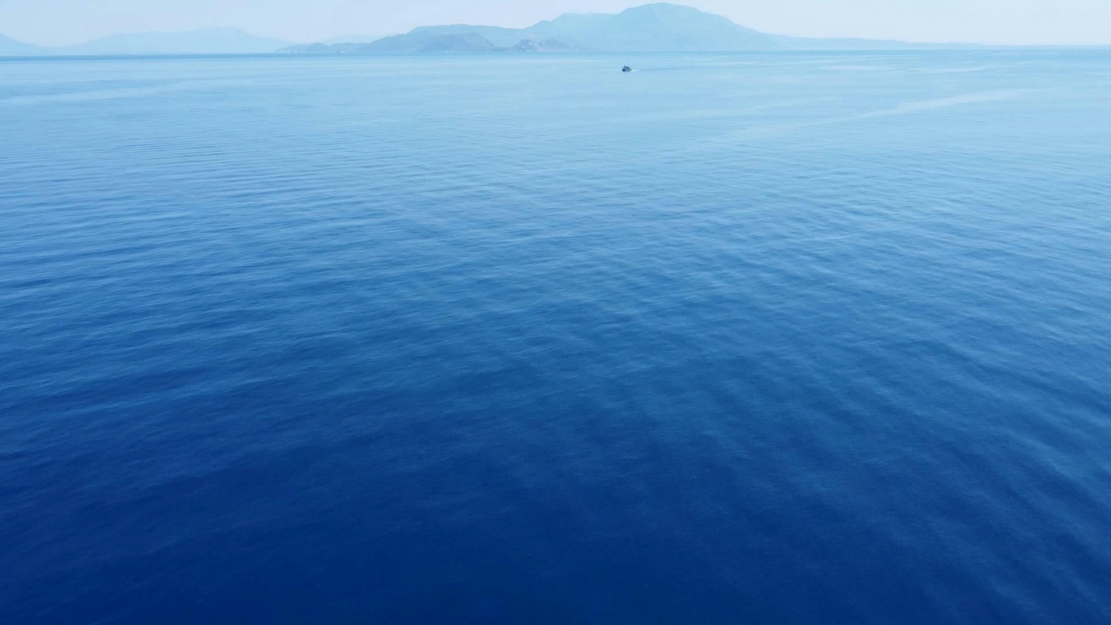 Blue Ocean in Birds Eye View Free Stock Video Footage, Royalty-Free 4K ...