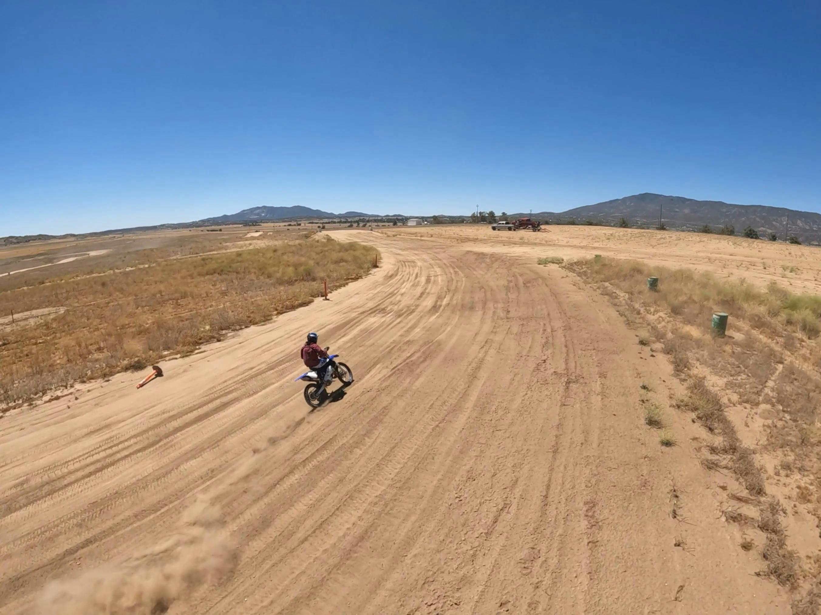 Drone Footage of a Person Riding a Motocross Free Stock Video Footage ...