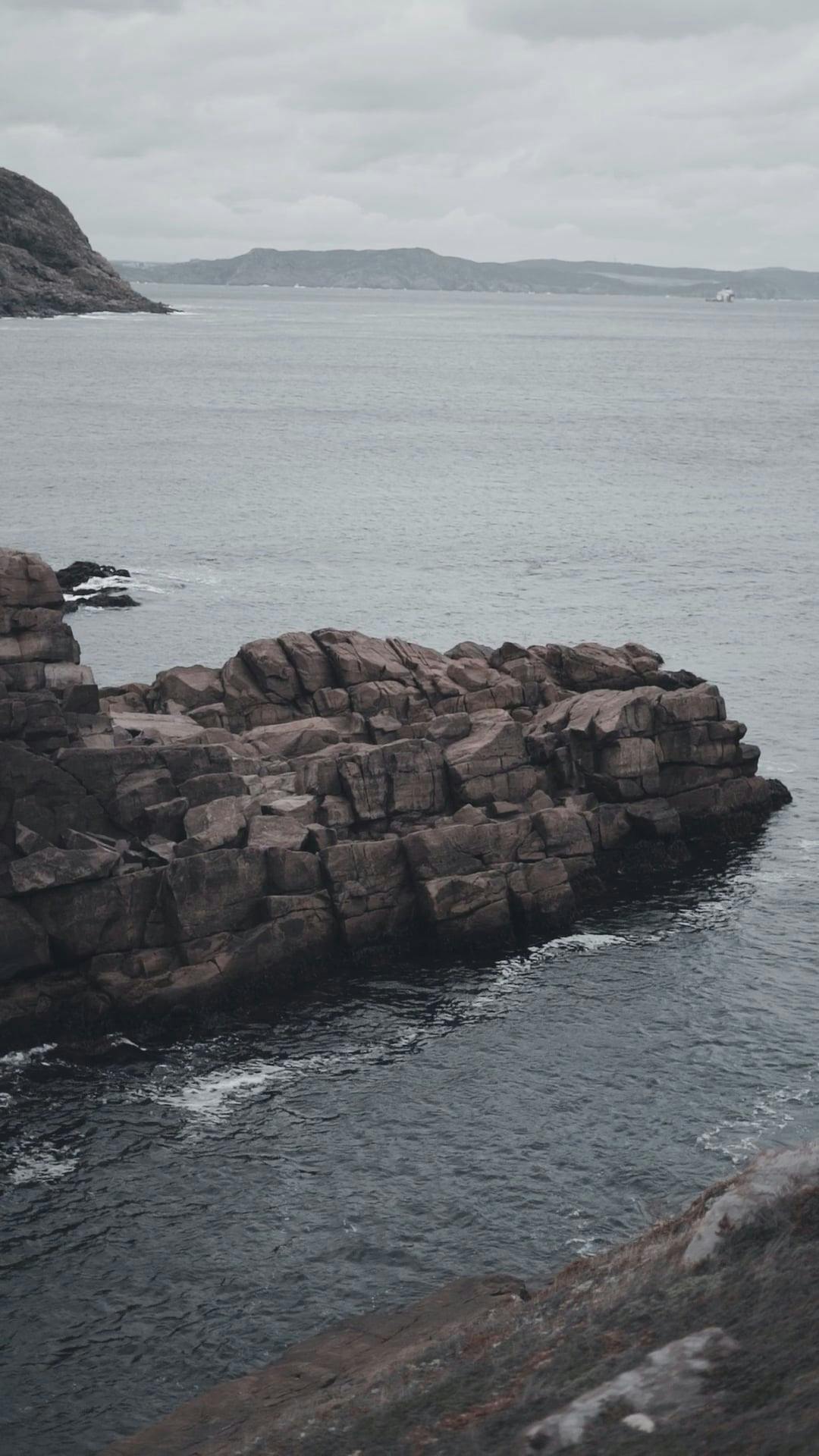Rocks on Seashore Free Stock Video Footage, Royalty-Free 4K & HD Video Clip