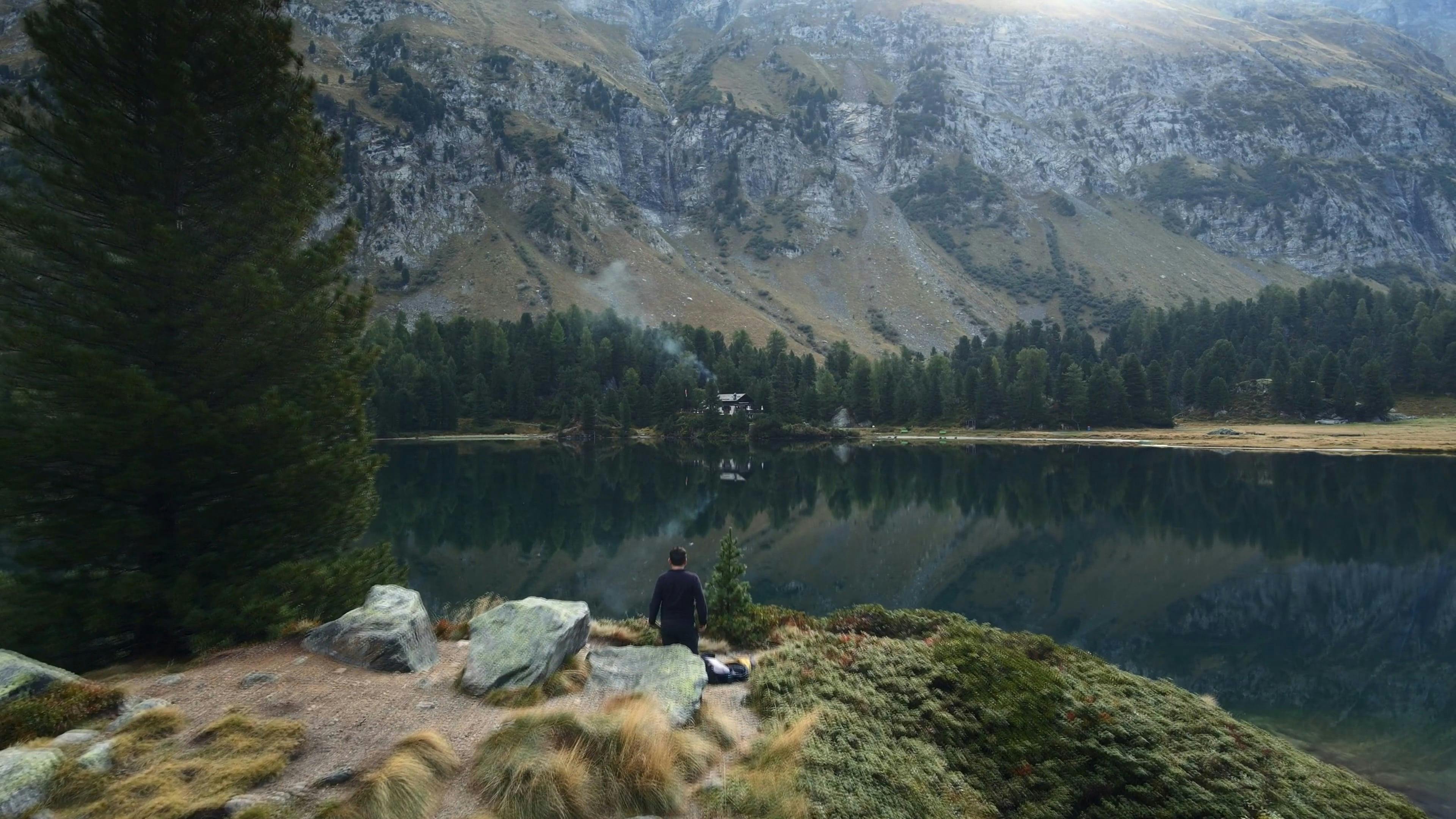 Lake in Swiss Alps Free Stock Video Footage, Royalty-Free 4K & HD Video ...