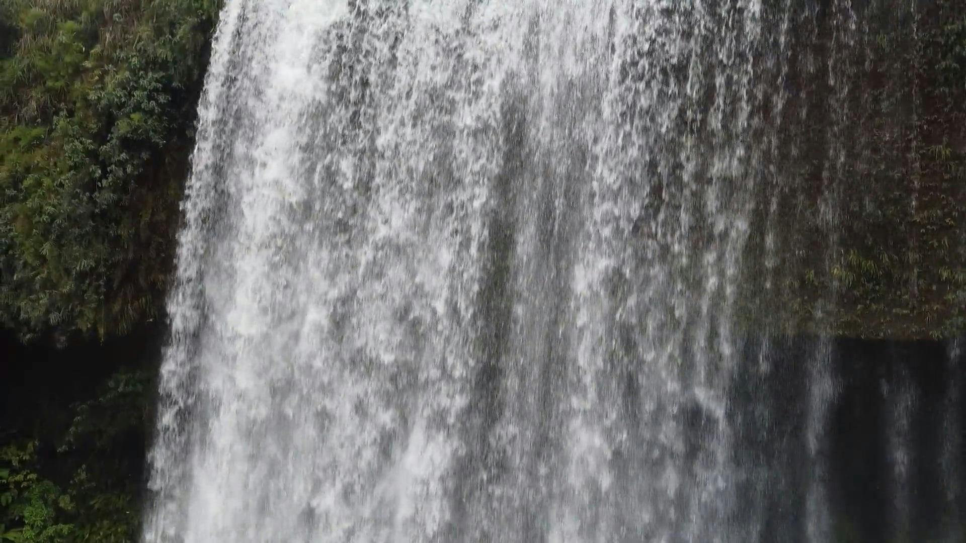 Slow Motion of a Splashing Waterfall Free Stock Video Footage, Royalty ...