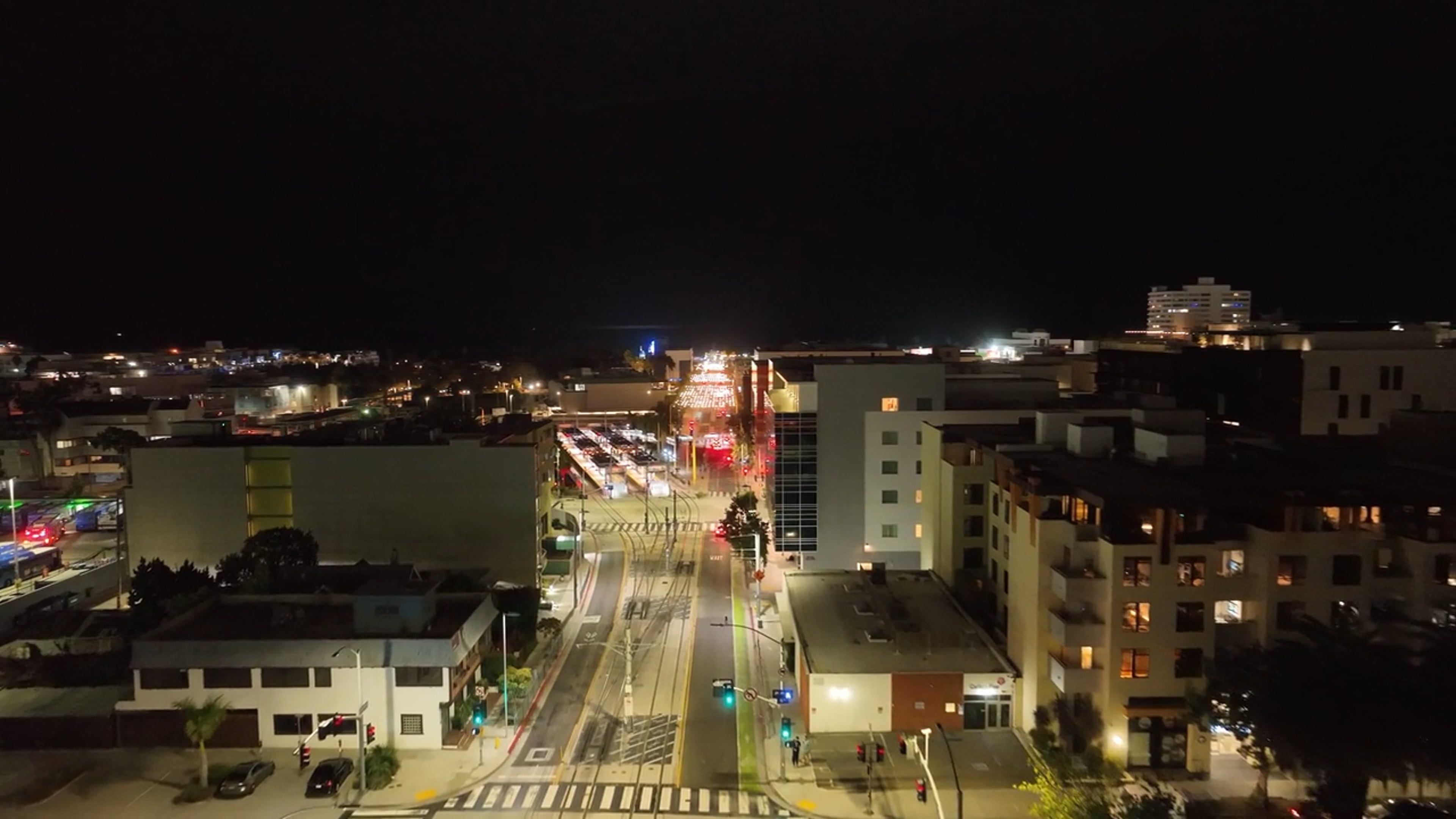 Drone Footage of a Road in the City Free Stock Video Footage, Royalty ...