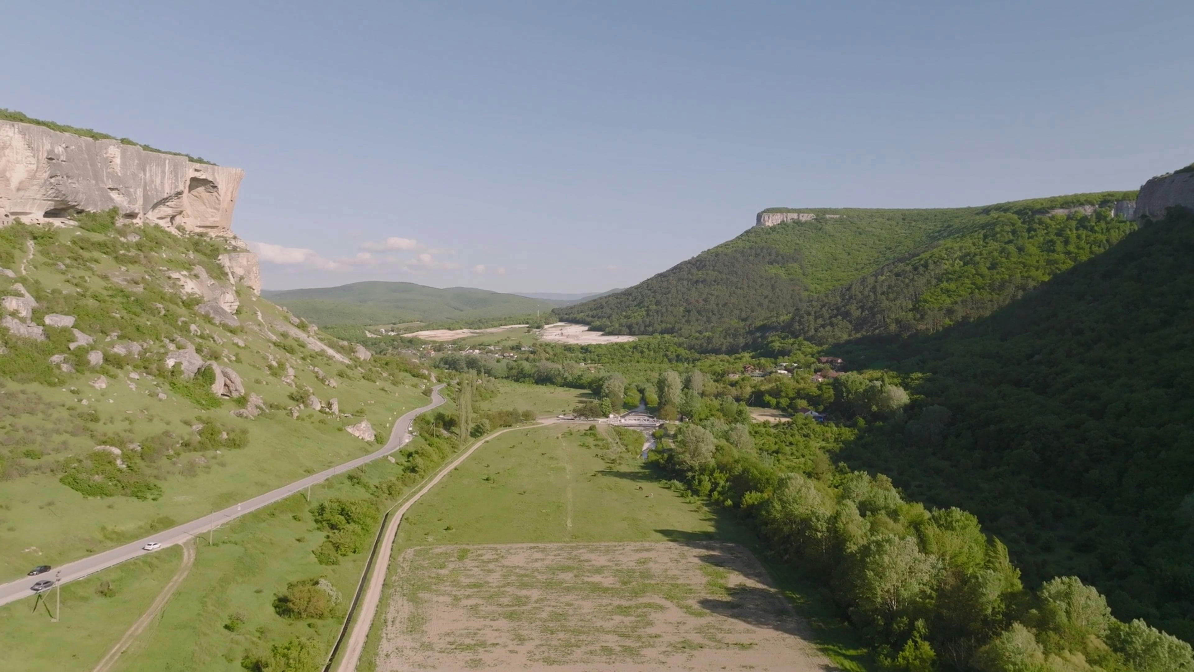 Clear Sky over Valley Free Stock Video Footage, Royalty-Free 4K & HD ...